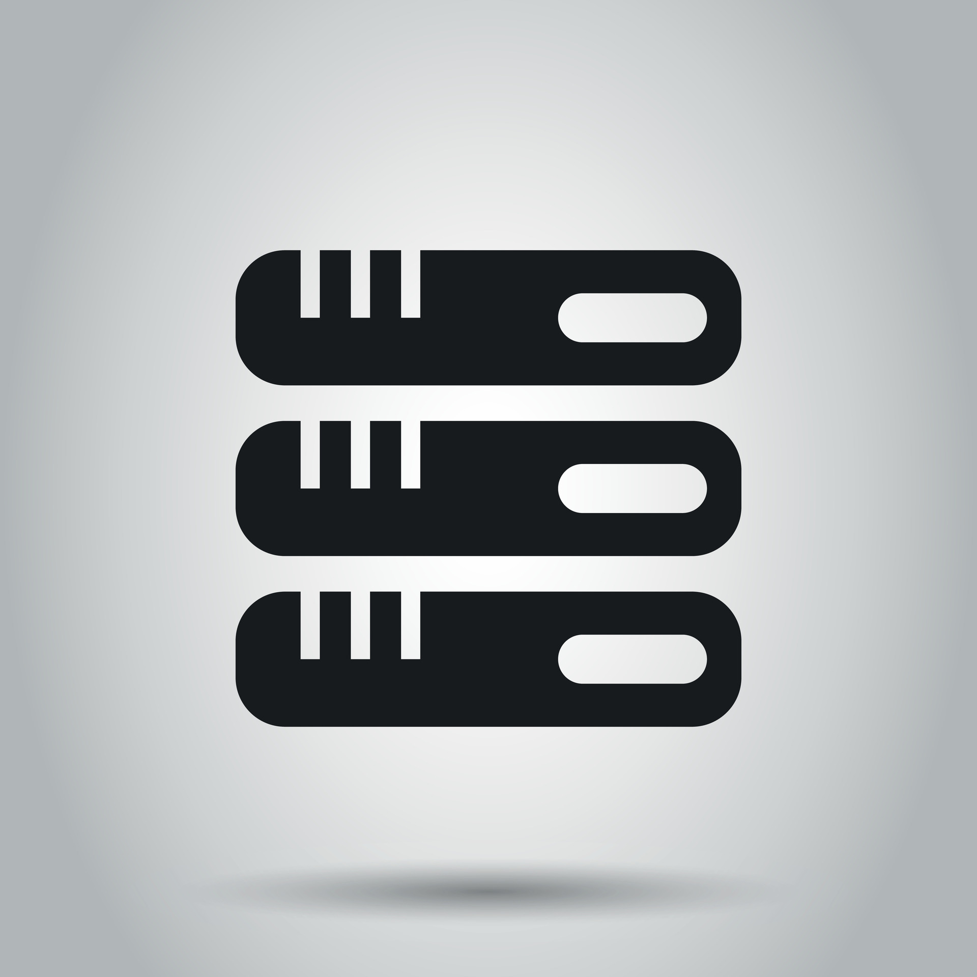 Database Server Vector Icon Storage Vector Illustration 26160203
