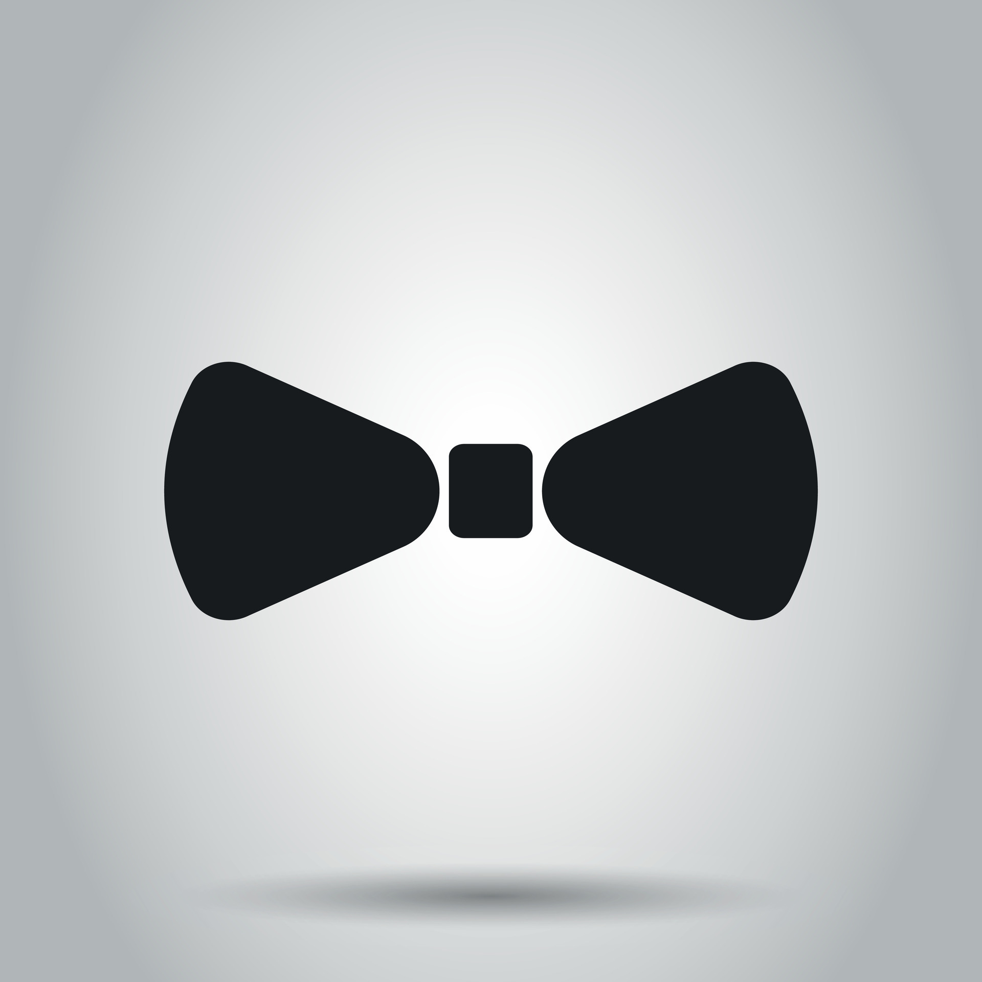 Bow tie flat icon. Necktie vector illustration. 26160246 Vector Art at ...