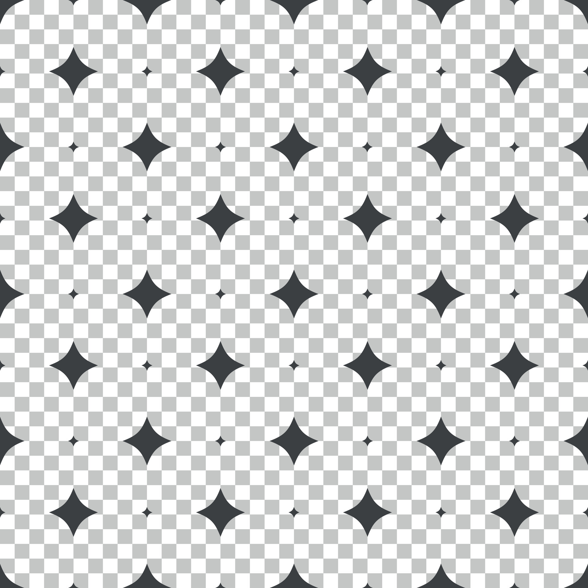 Seamless Stars Pattern Vector Seamless On Isolated Background 26161829