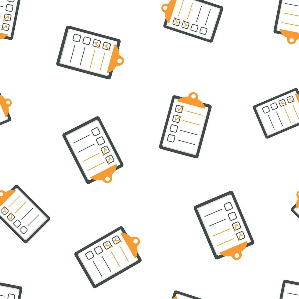 To do list seamless pattern background. Business flat vector ...