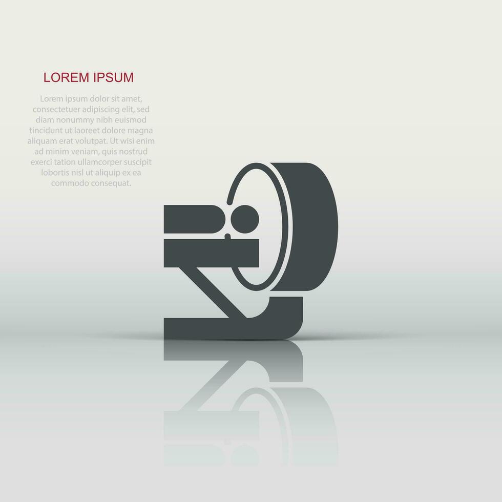 Icono De Radiología En Estilo Plano Ilustración Vectorial De