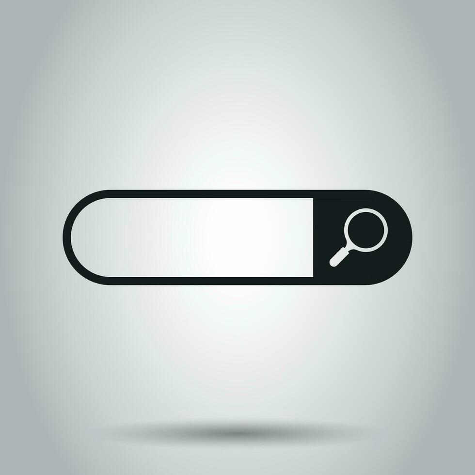 Address and navigation bar icon. Vector illustration. Business concept search www https ...