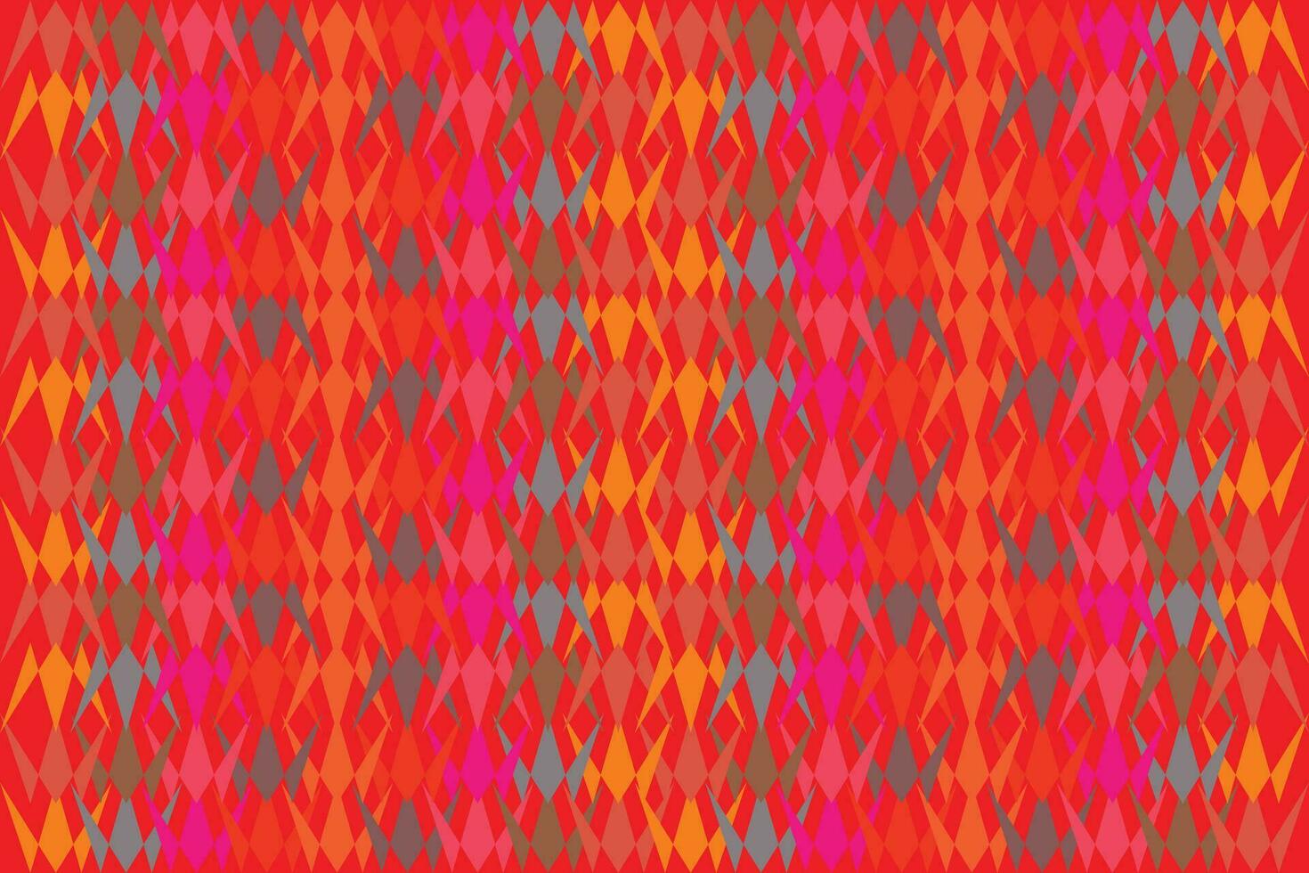 Ethnic Zigzag Pattern In Retro Colors Aztec Style Seamless Vector