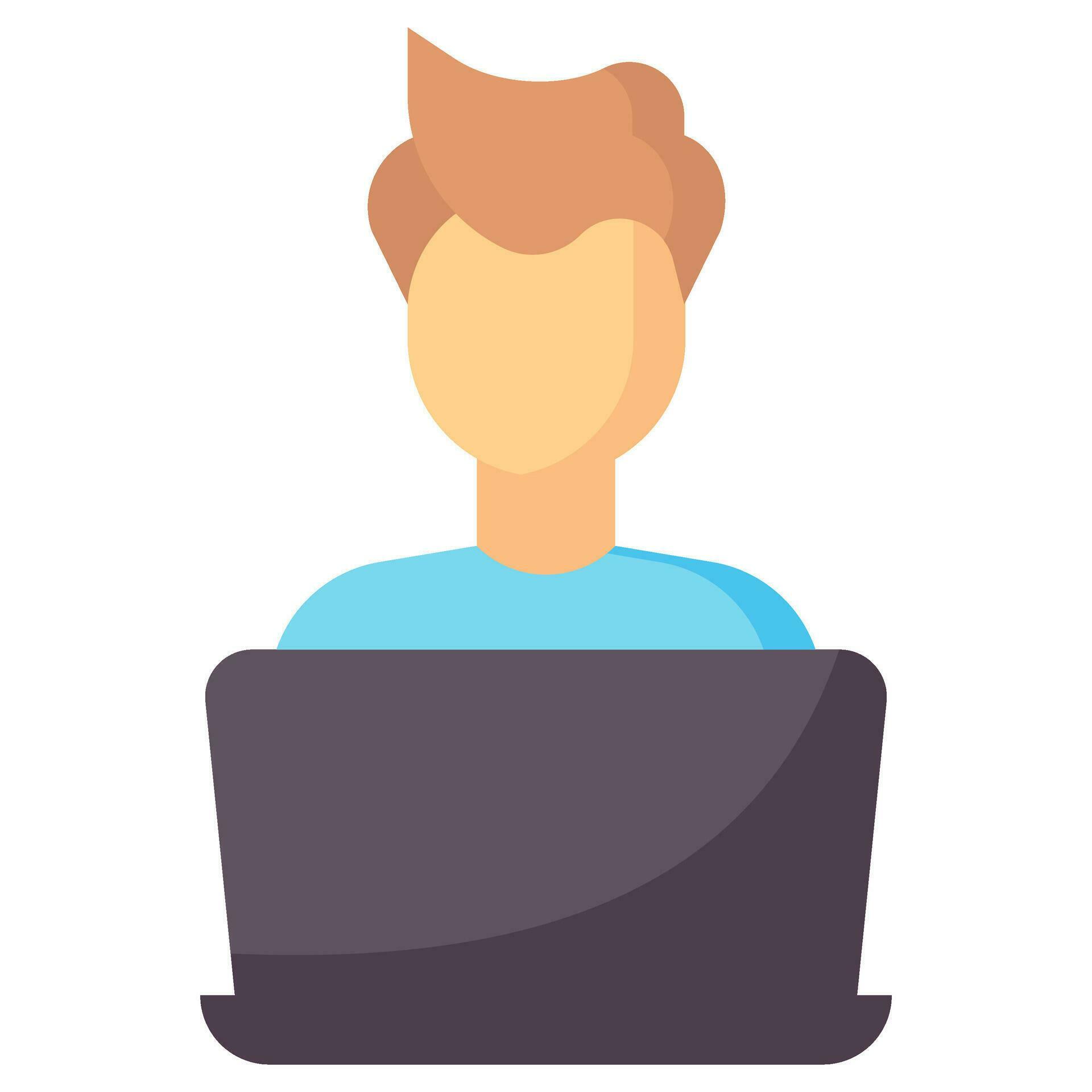 programmer avatar vector flat icon 26174939 Vector Art at Vecteezy