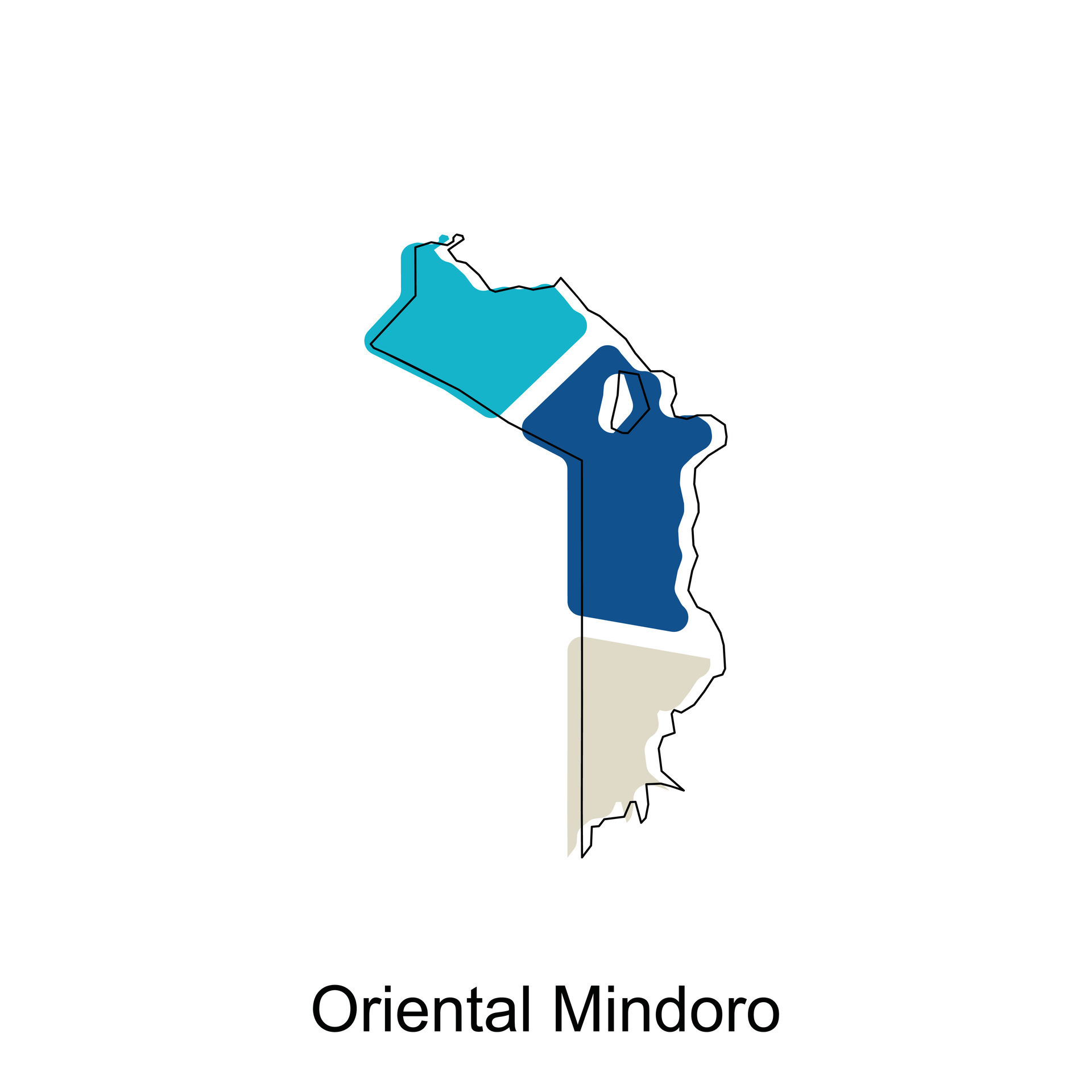 vector map of Oriental Mindoro modern outline, High detailed vector ... vector map of Oriental Mindoro modern outline, High detailed vector ...
