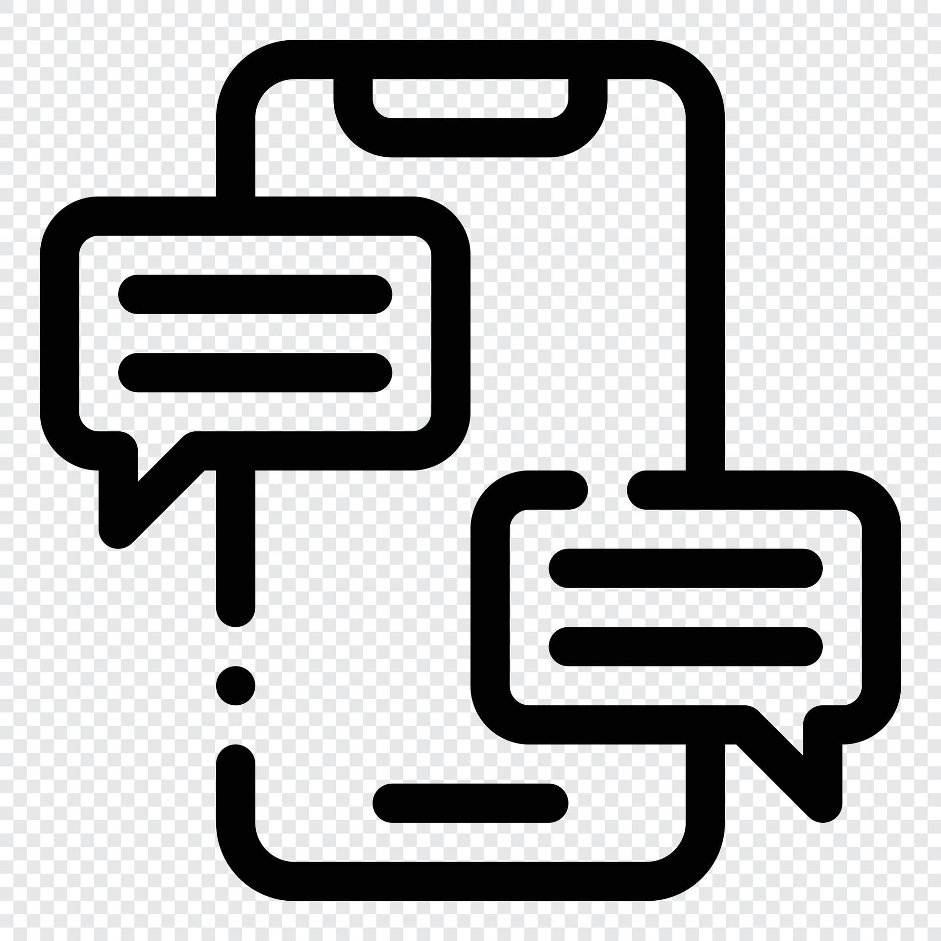 Message Icon. Digital marketing concept. Outline icon 26177513 Vector ...