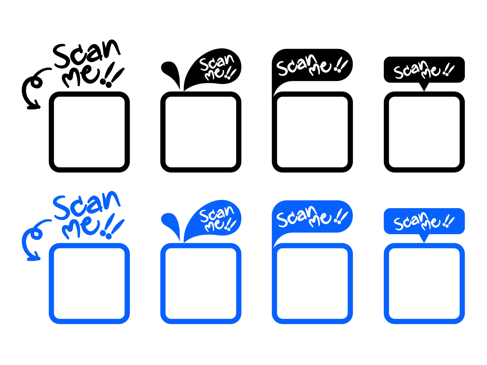 bundle vector scan qr code 26178617 Vector Art at Vecteezy