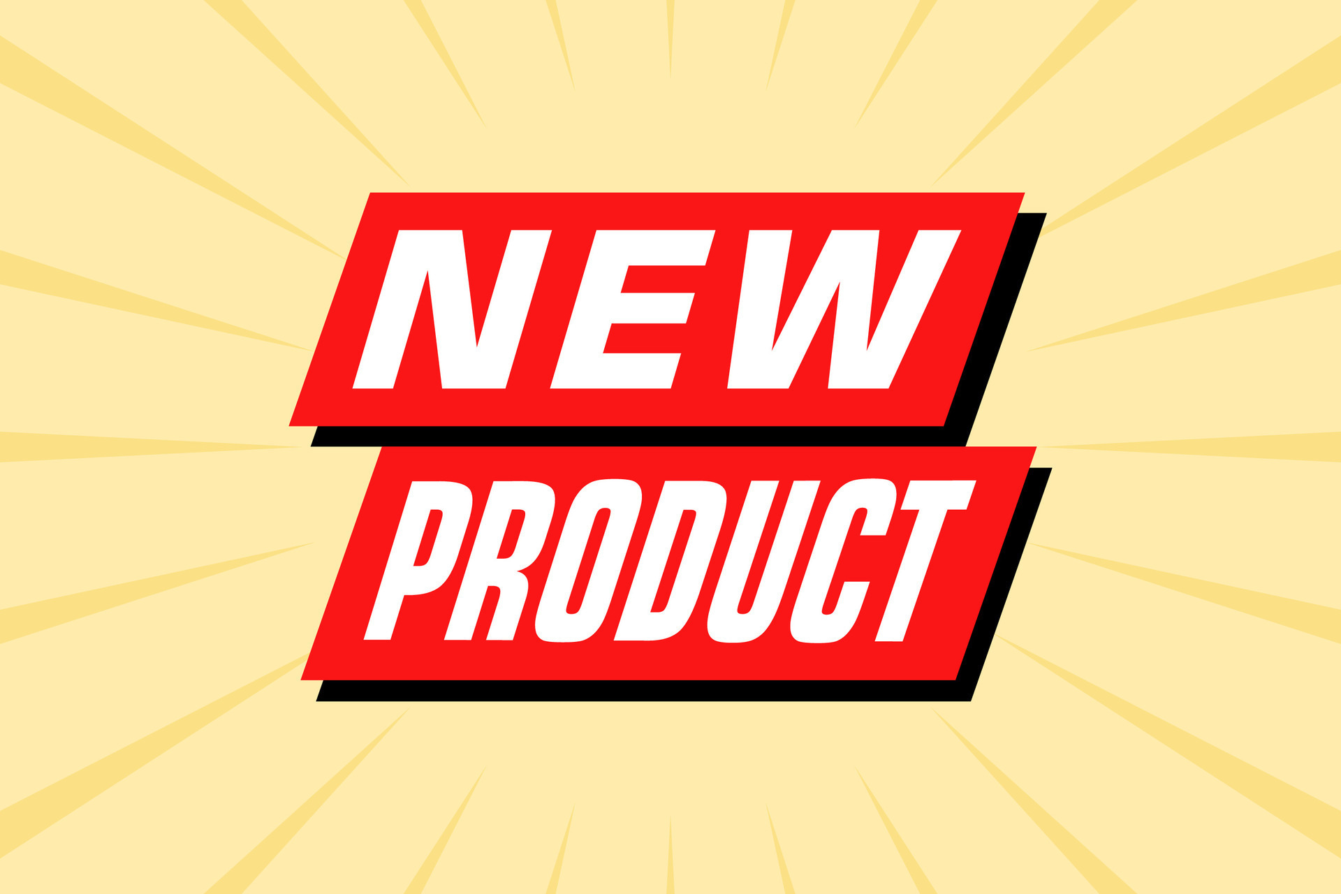 Vector Illustraton New Product Arrival Sign. Modern Business Banner. 26179609 Vector Art at Vecteezy