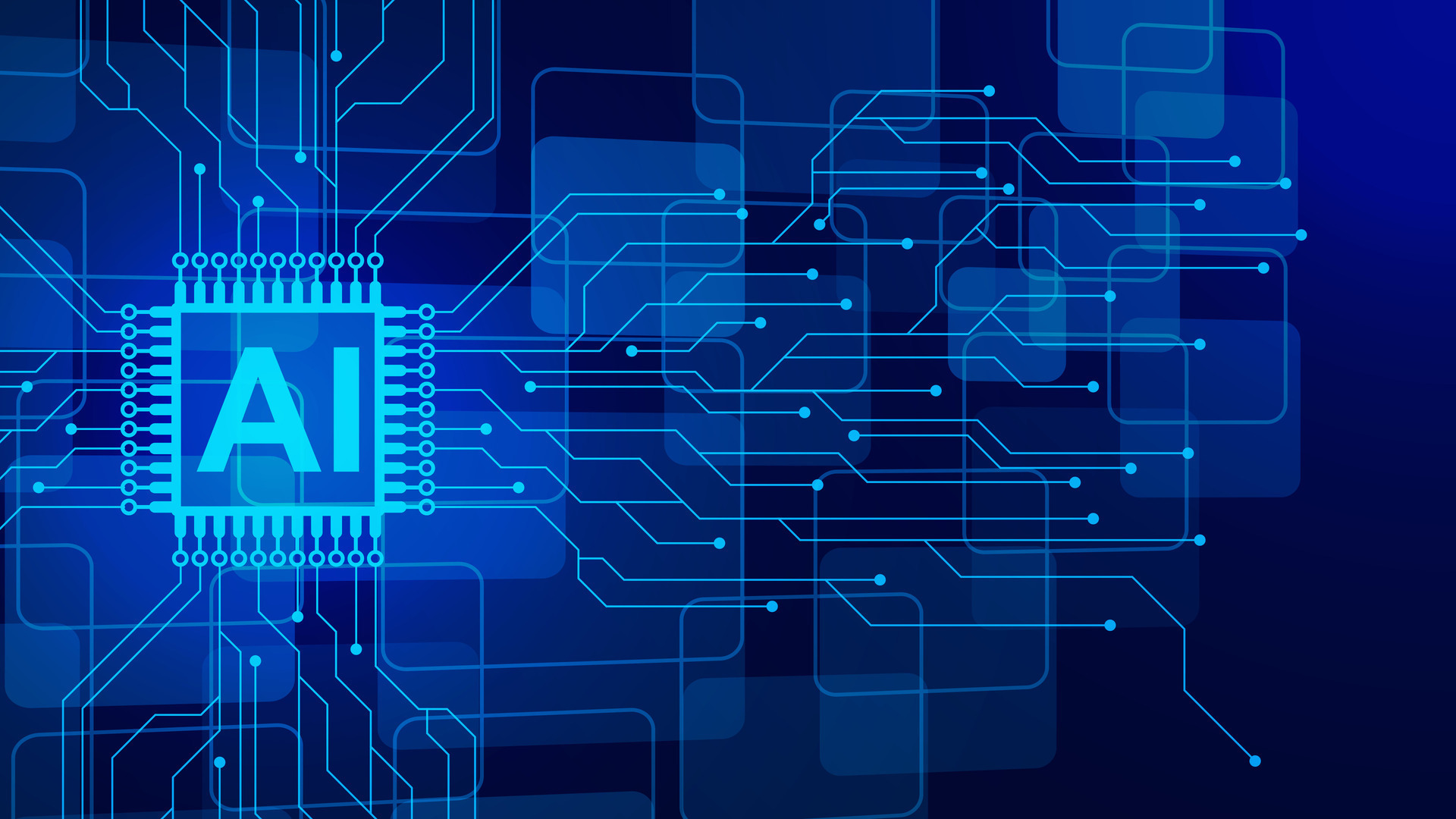 Electronic Circuit Board Of Brain Working Of Artificial Intelligence Ai