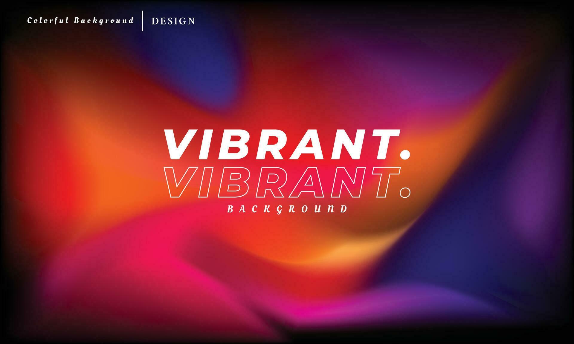 Colorful And Vibrant Gradient Mesh Background Template Copy Space Smooth And Abstract Colour