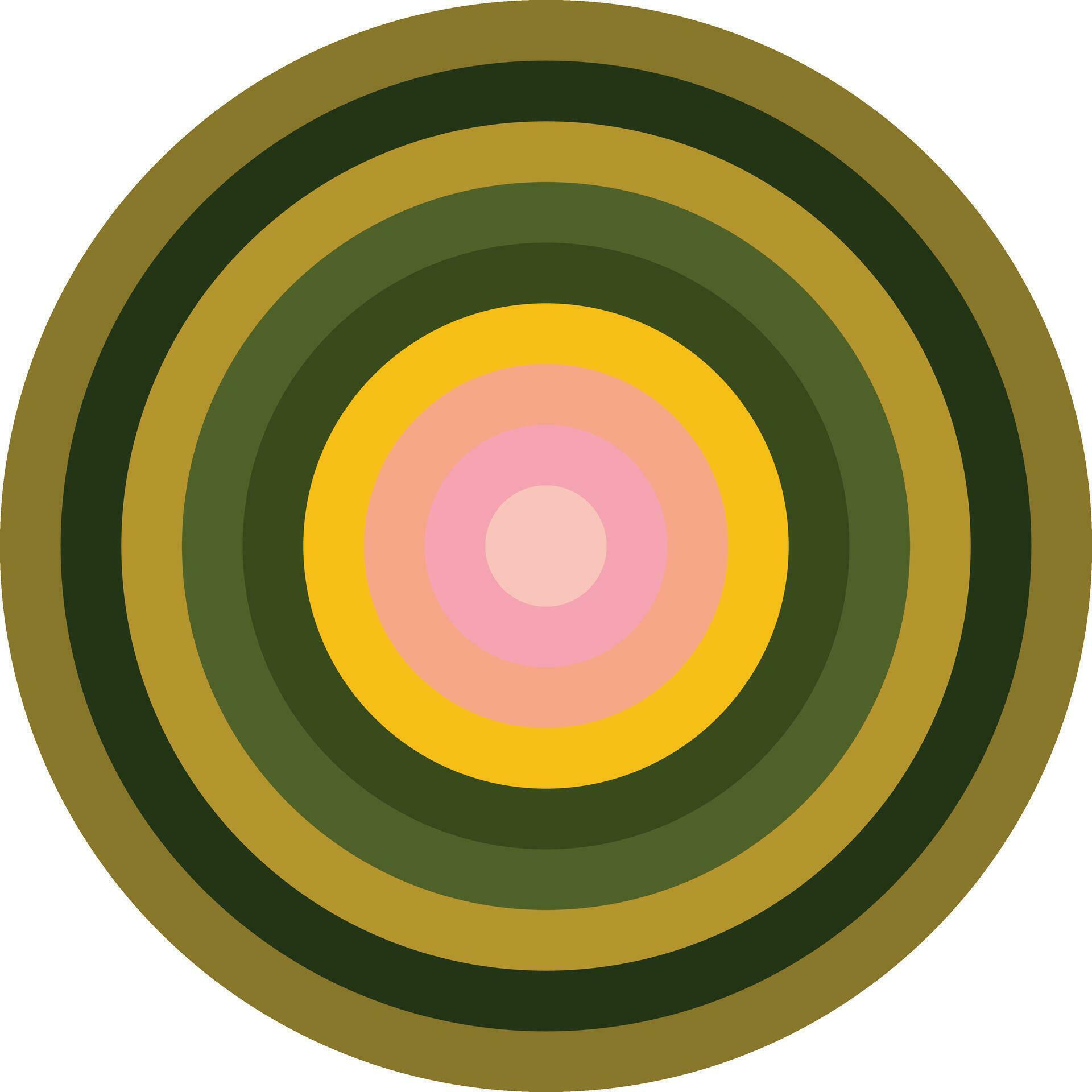 Circle With Color Set On White Background Sphere Pattern With Palette As Fashion Print Design