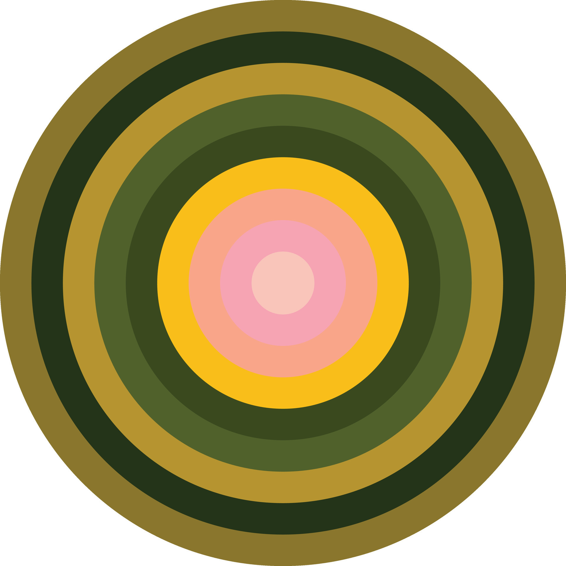 Circle With Color Set On White Background Sphere Pattern With Palette As Fashion Print Design