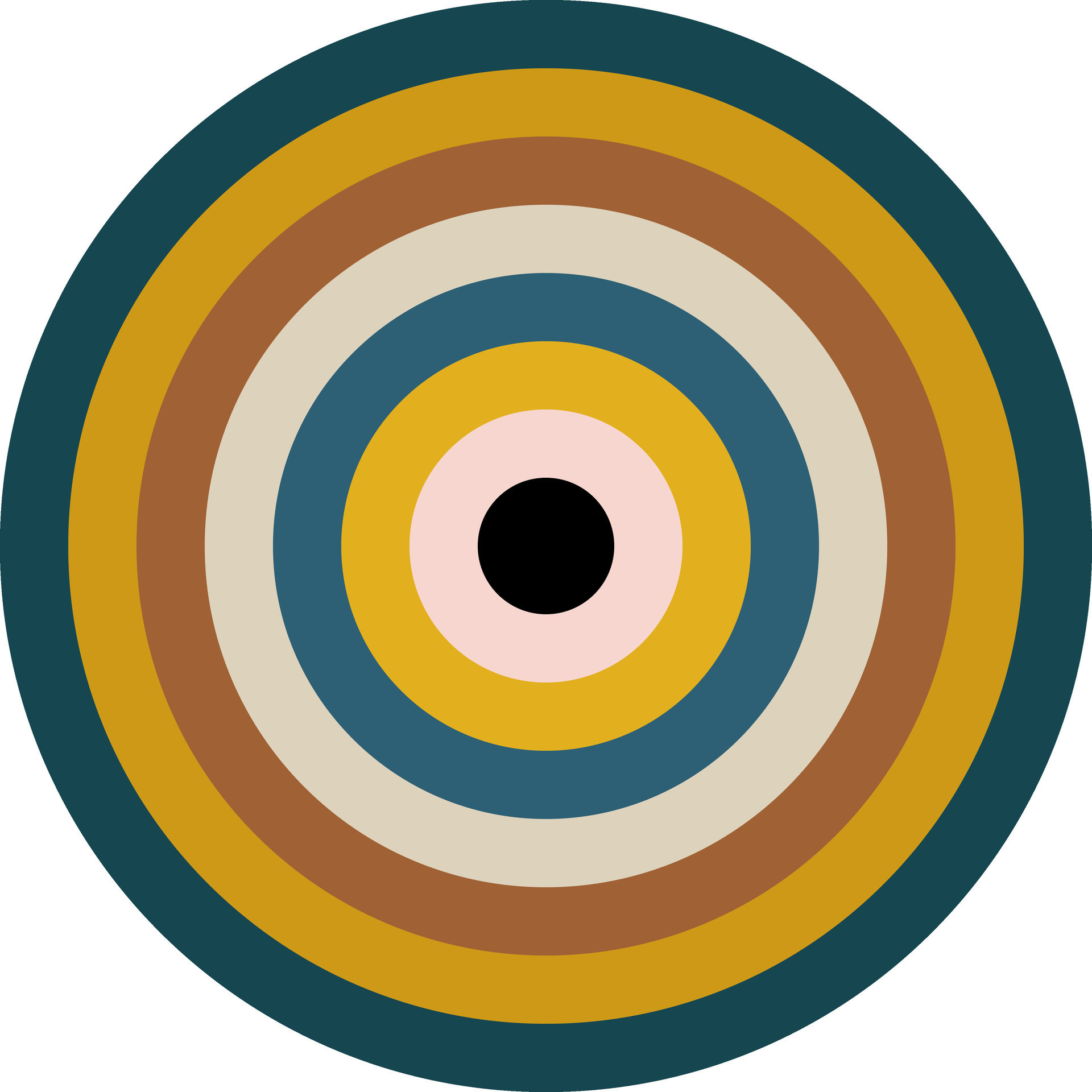 Circle With Color Set On White Background Sphere Pattern With Palette As Fashion Print Design