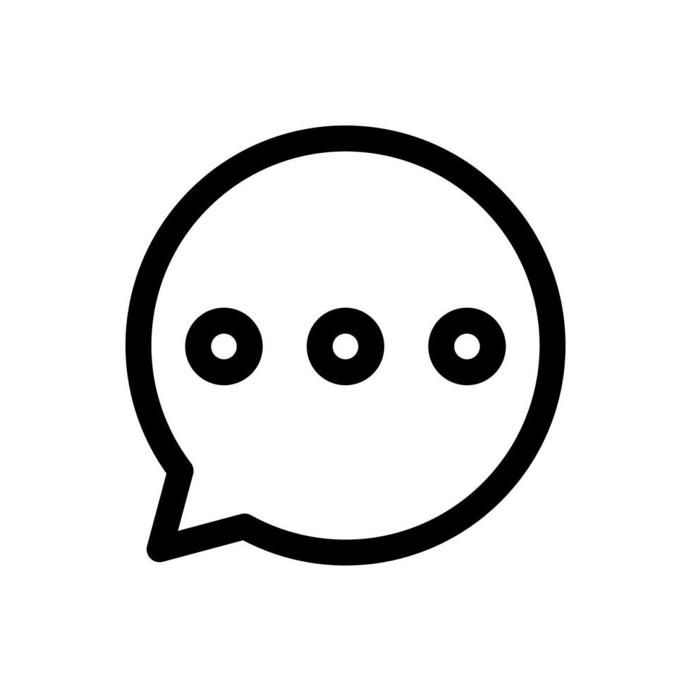 Speech bubble icon, isolated on white background 26183944 Vector Art at ...