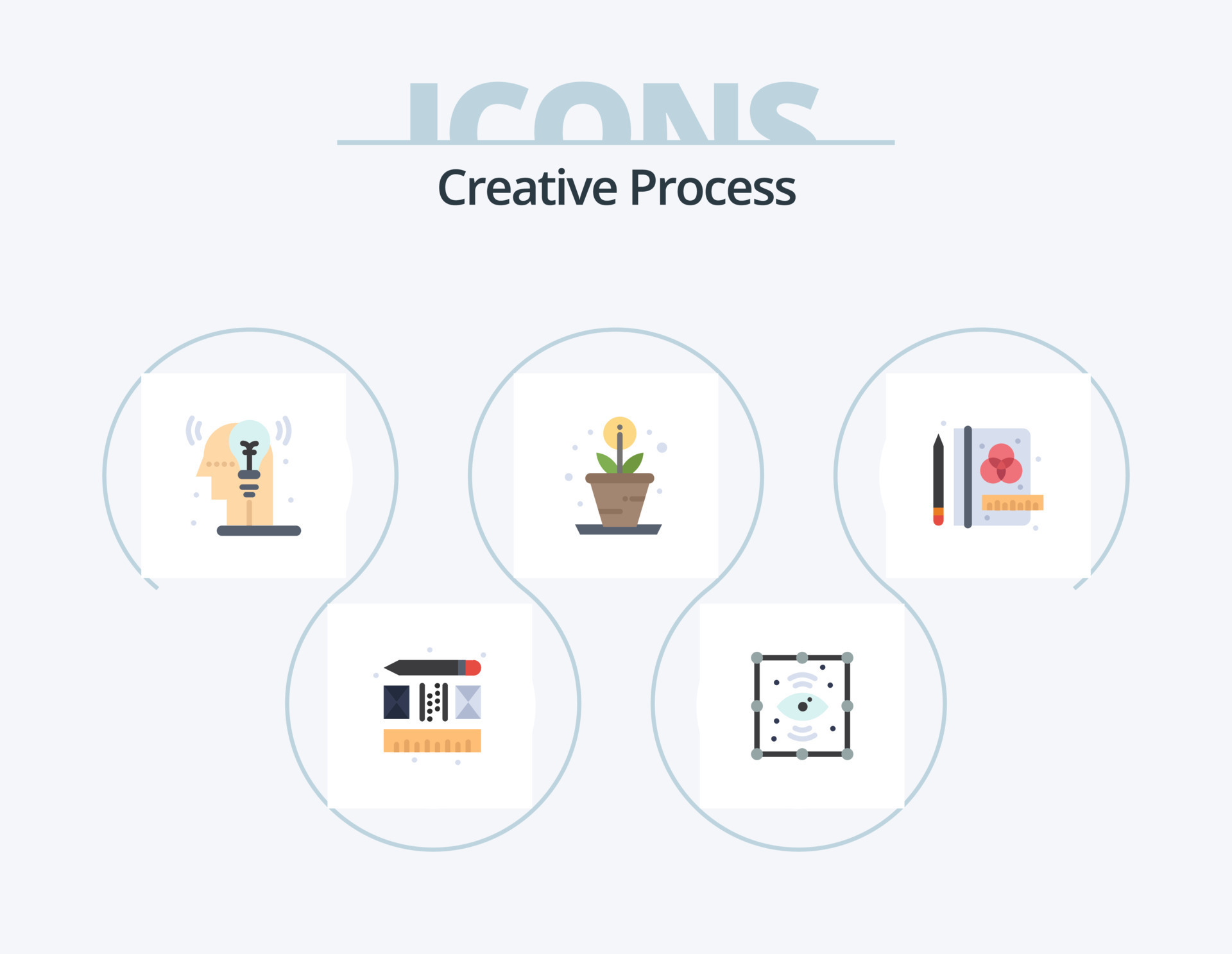 Creative Process Flat Icon Pack 5 Icon Design. . process. process ... Creative Process Flat Icon Pack 5 Icon Design. . process. process ...