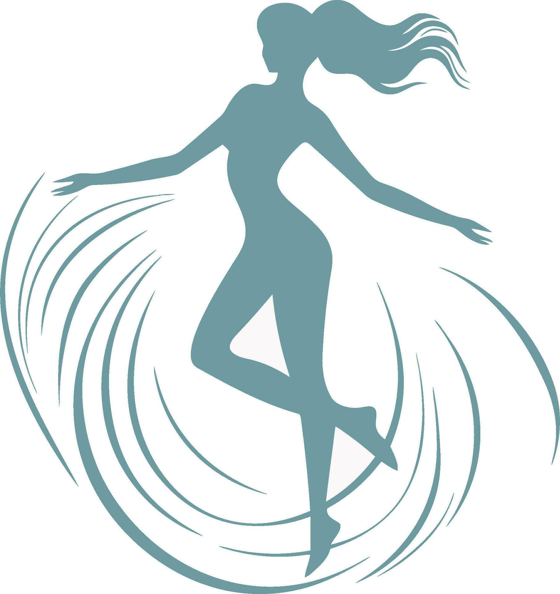 Girl Dancing Silhouette 26190557 Vector Art At Vecteezy