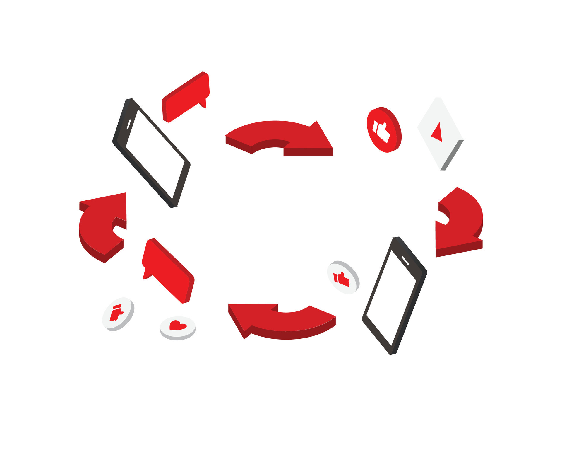 ludic loop of addict in social media loop over and over again 26198038 ...