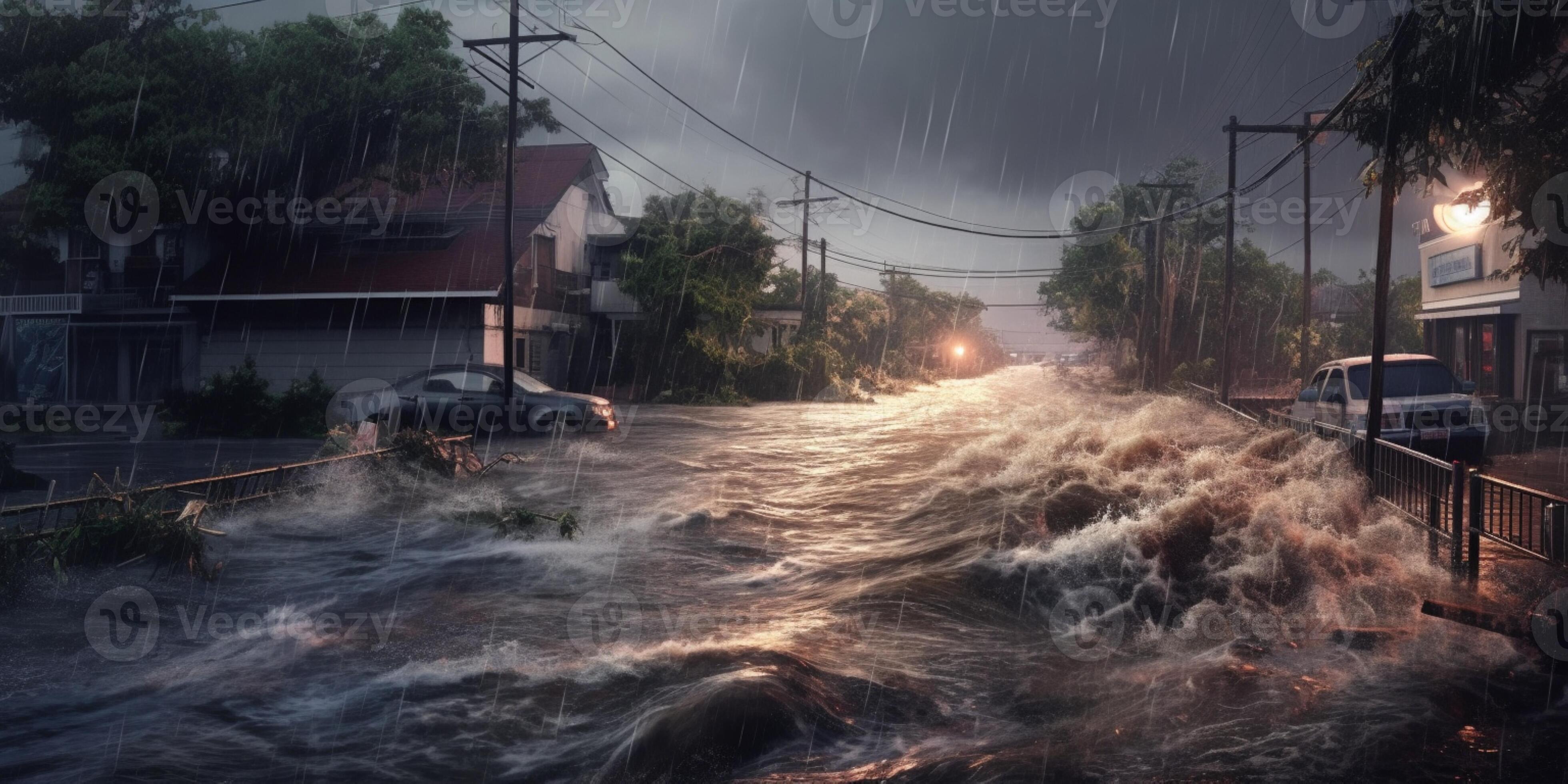 Flood natural disasters affect the environment, 26199159 Stock Photo at ... Flood natural disasters affect the environment, 26199159 Stock Photo at ...