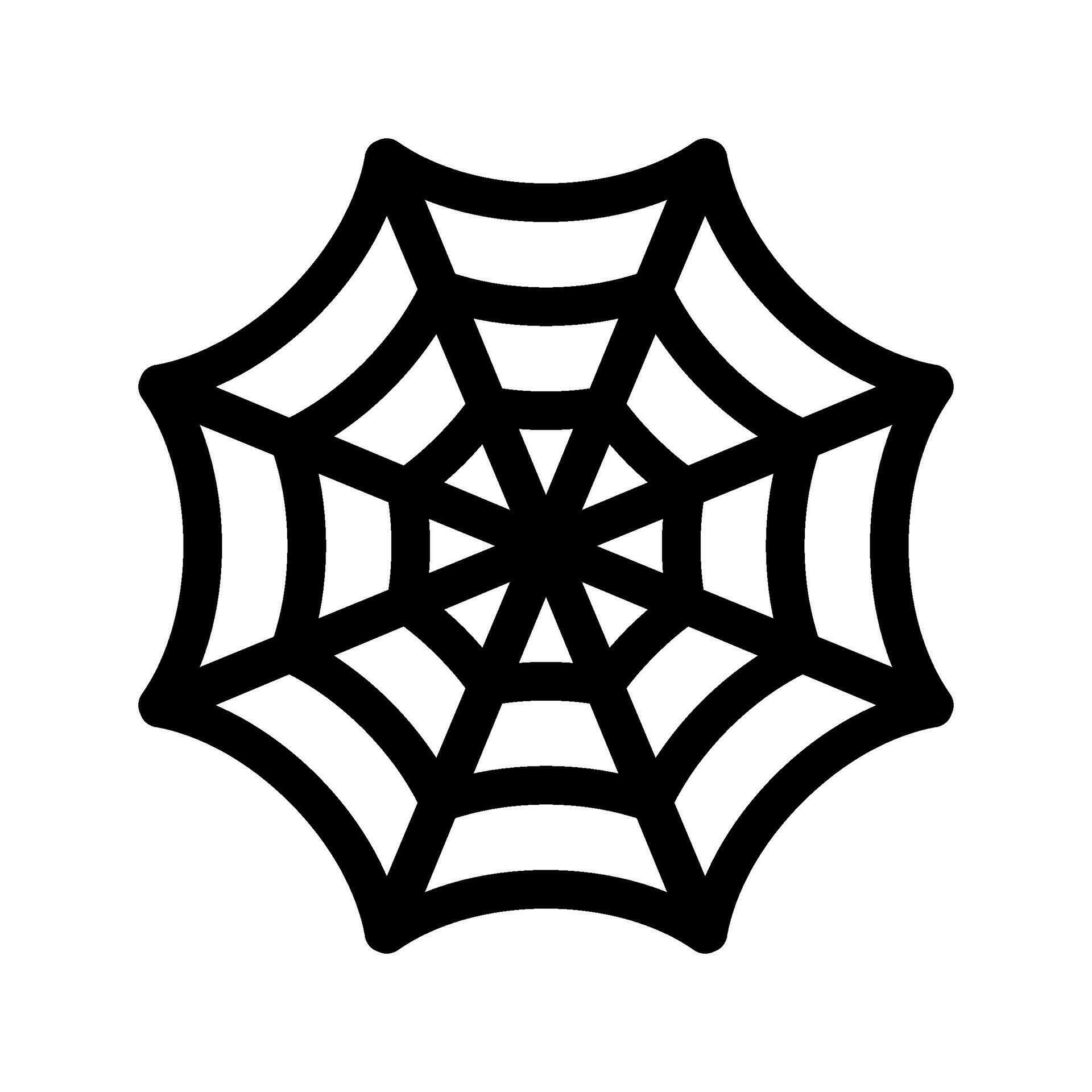 Spider Web Icon Vector Symbol Design Illustration 26219657 Vector Art ...