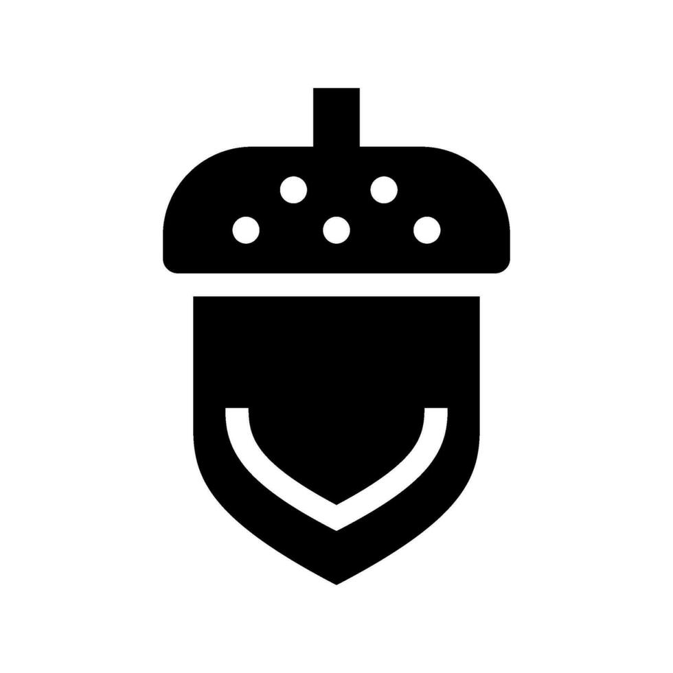 Acorn Icon Vector Symbol Design Illustration 26220601 Vector Art At