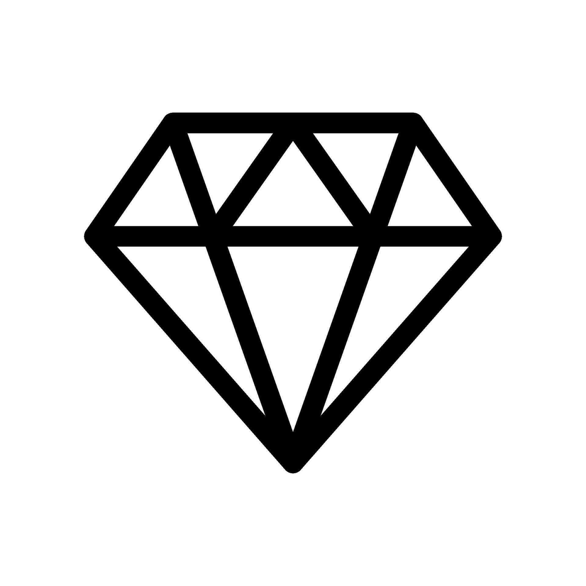 Diamond Icon Vector Symbol Design Illustration 26221007 Vector Art at ...