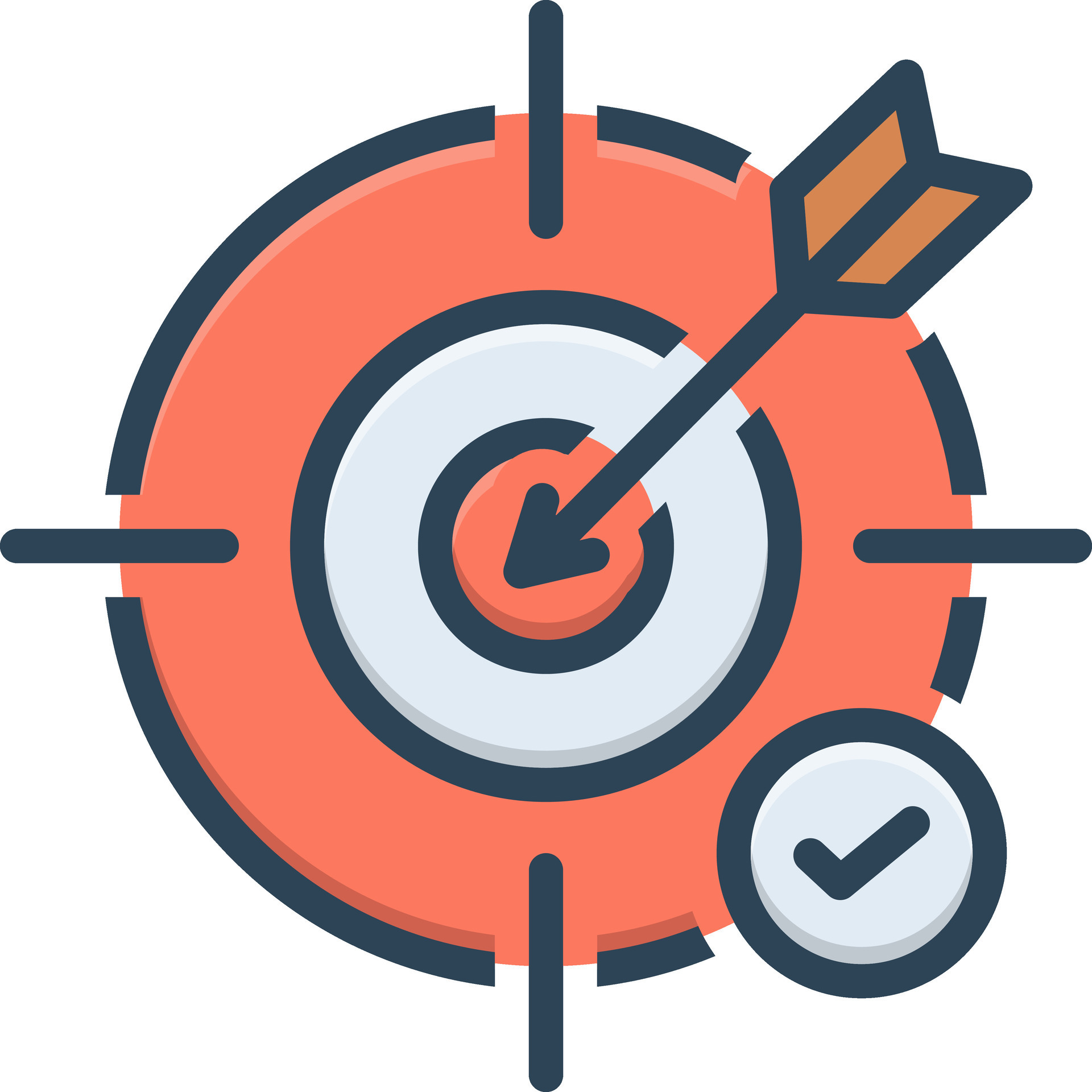 color icon for objective 26224820 Vector Art at Vecteezy