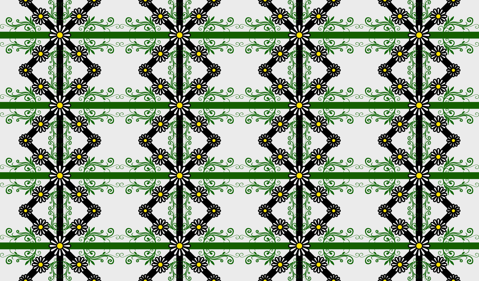 Vector File Seamless Pattern Floral Style Leaves Active Background Or