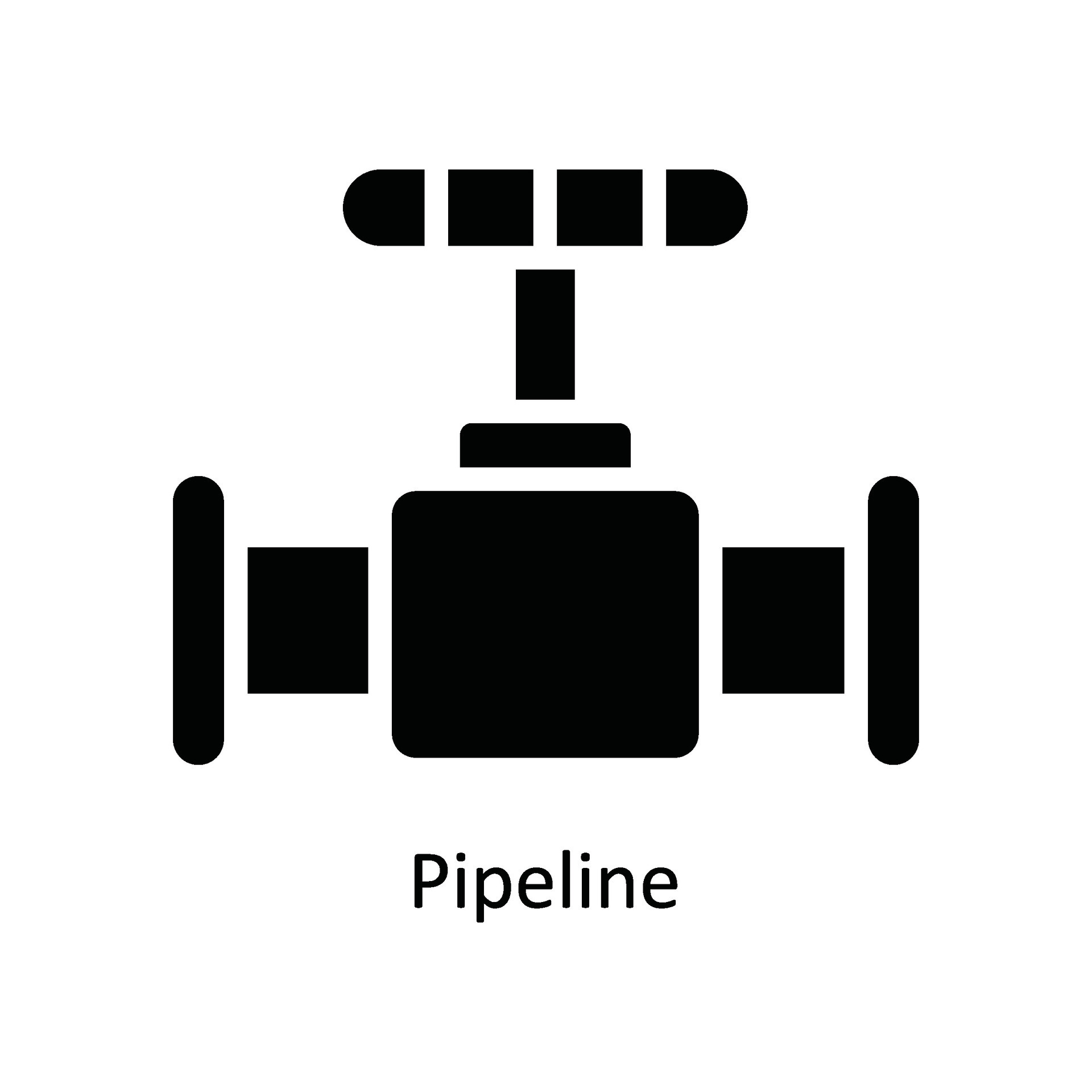 Pipeline Vector Solid Icon Design Illustration Nature And Ecology