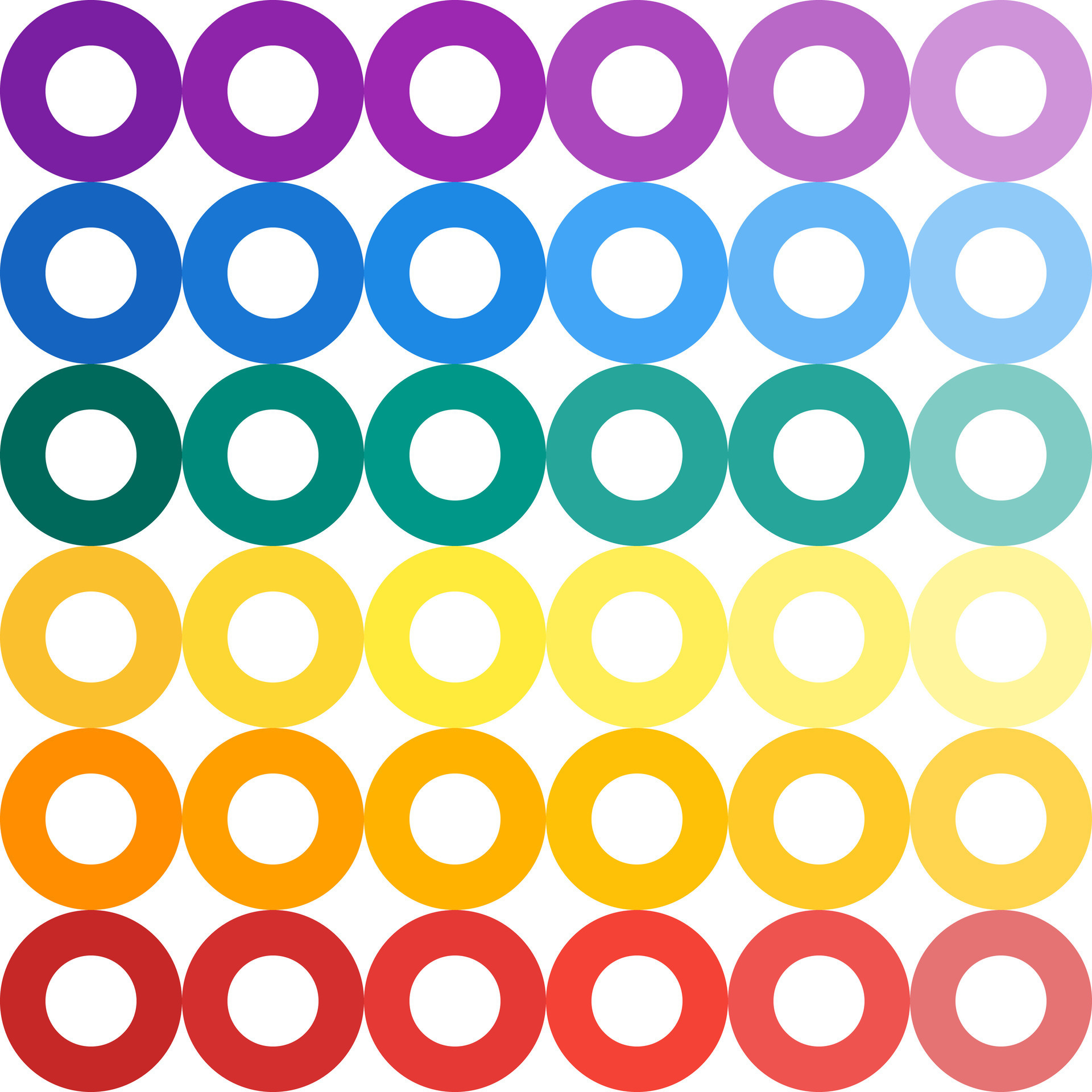 Rainbow Circle Pattern Circle Vector Seamless Pattern Decorative Element Wrapping Paper Wall