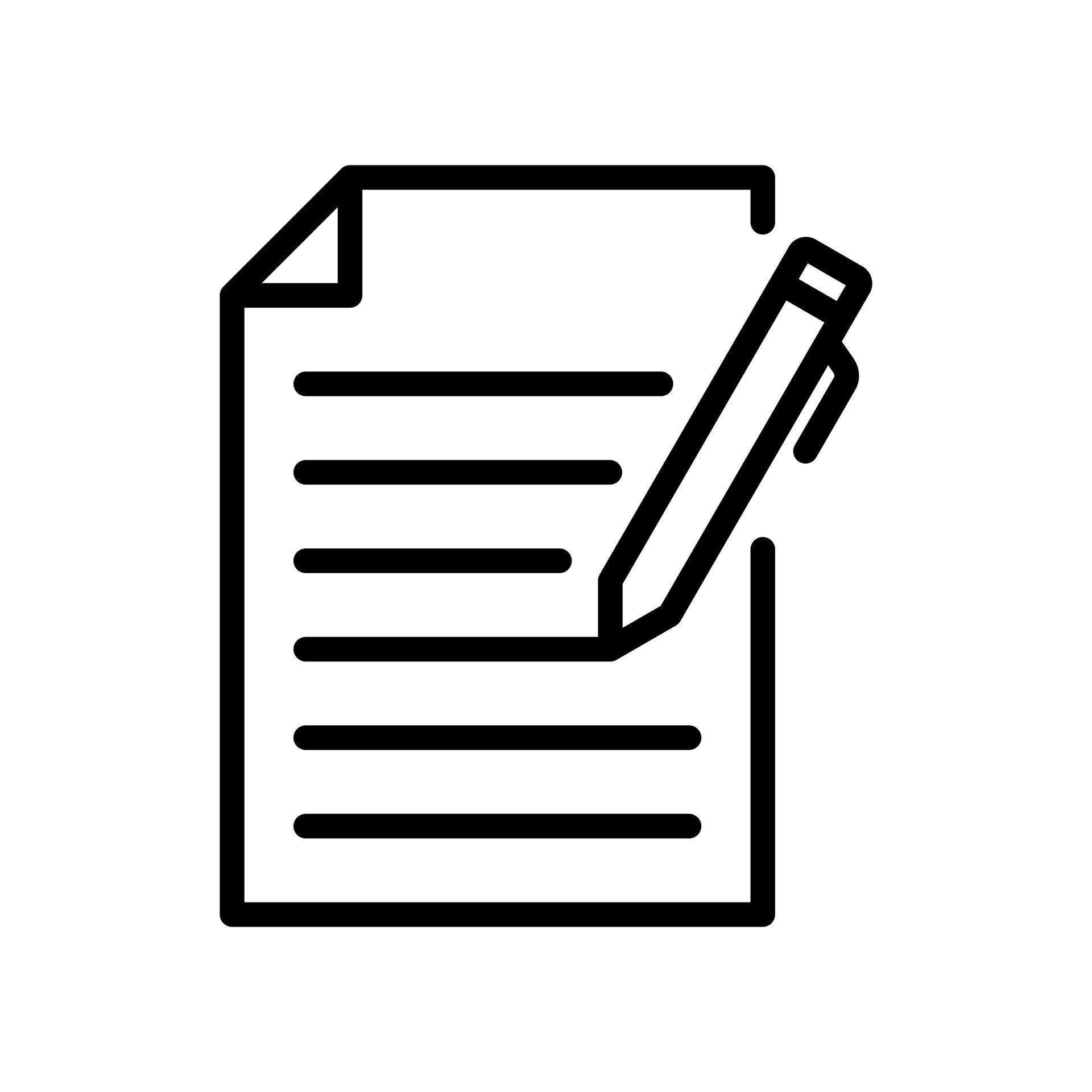 Pen filling an application form, apply icon in line style design ...