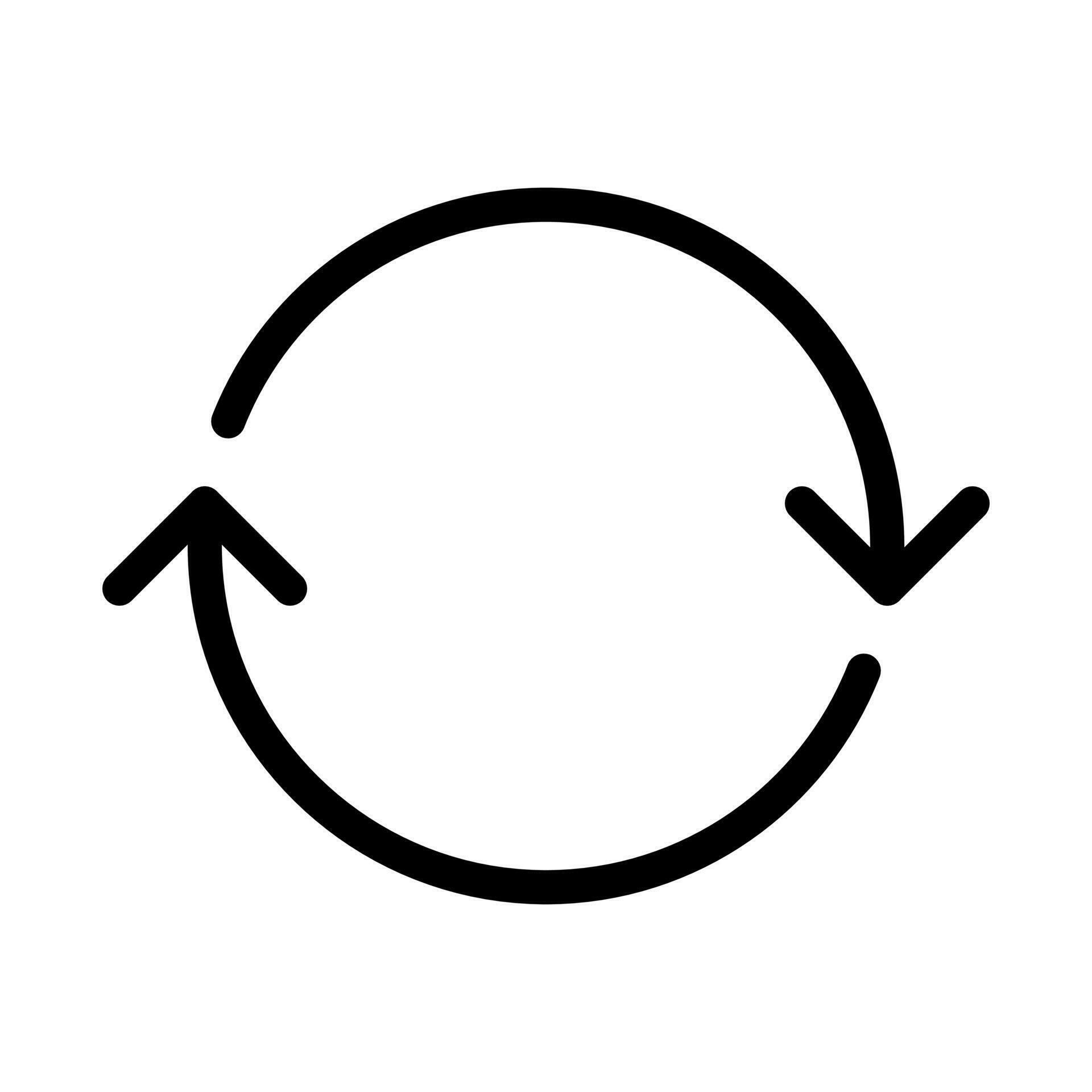 Refresh Reload Symbol Icon In Line Style Design Isolated On White