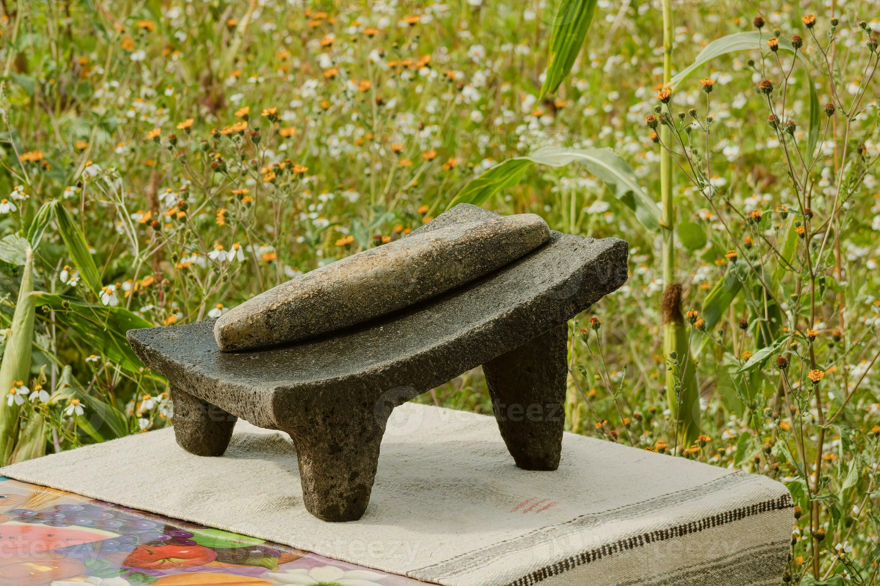 In Mexico The Metate Is Used To Grind Corn Into A Fine Meal Connecting Food And Tradition