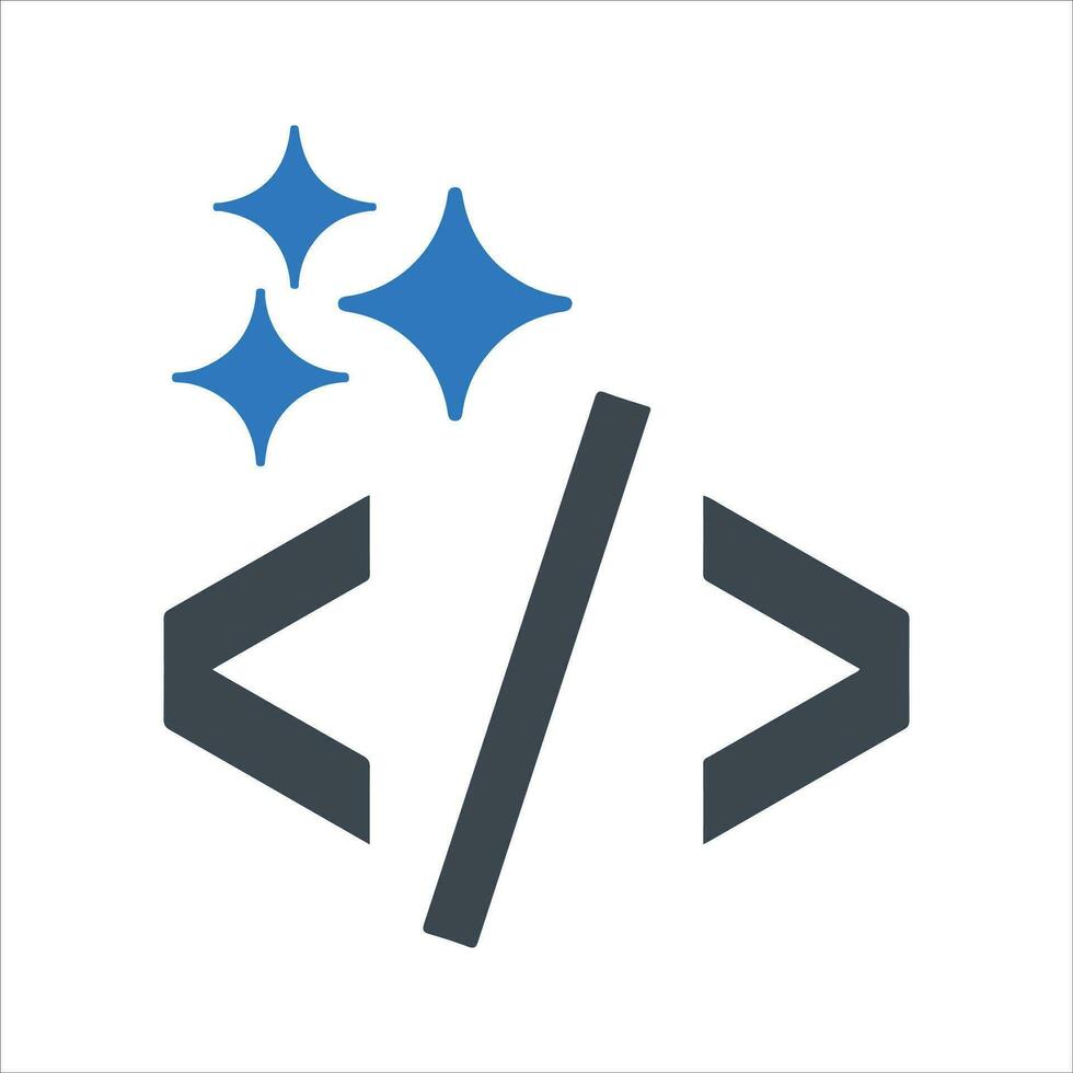 Programming Icon Vector And Glyph 26232780 Vector Art At Vecteezy