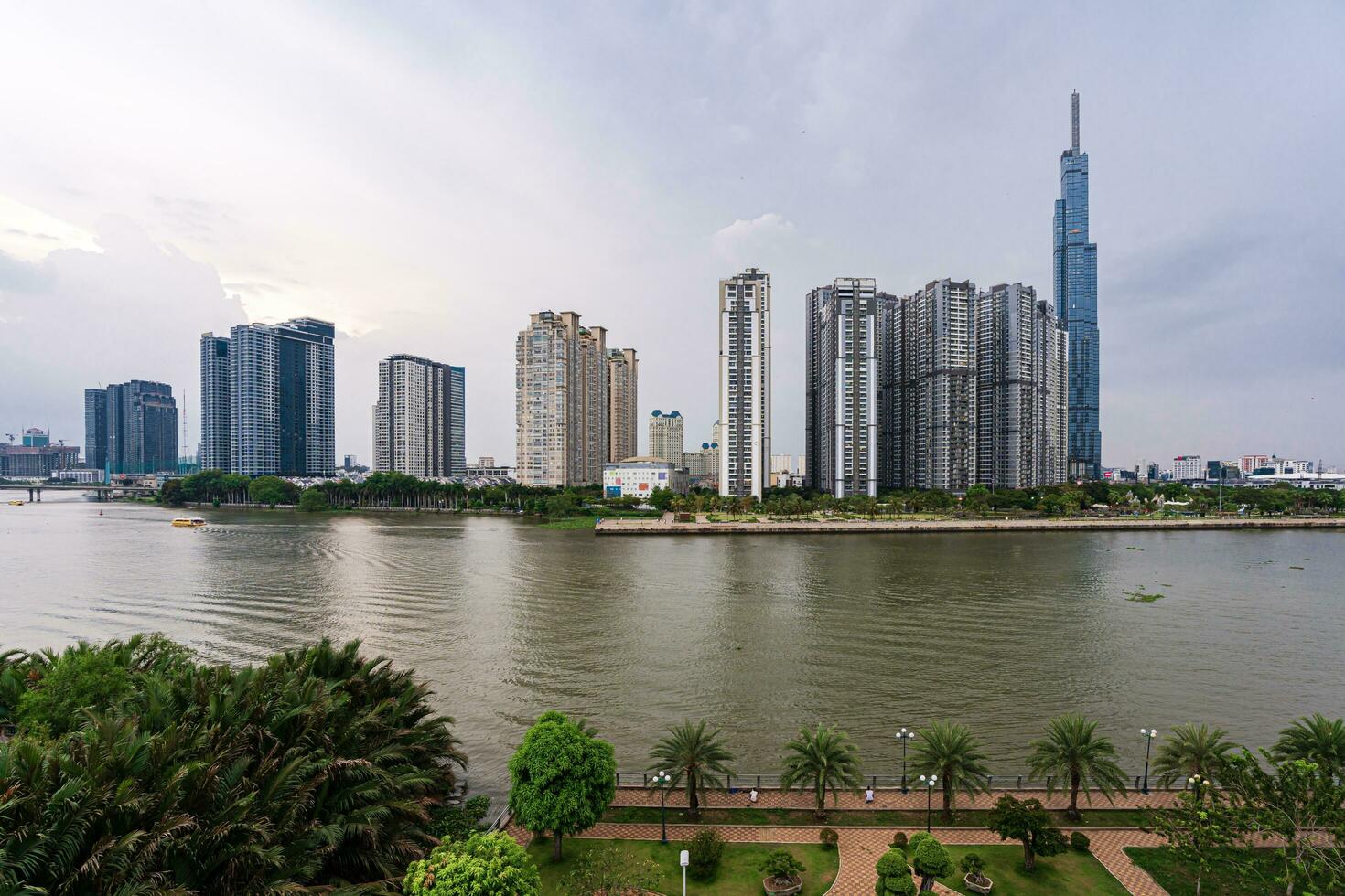 Ho Chi Minh, Viet Nam - 28 April 2023 Sunset view at Landmark 81 - it ...