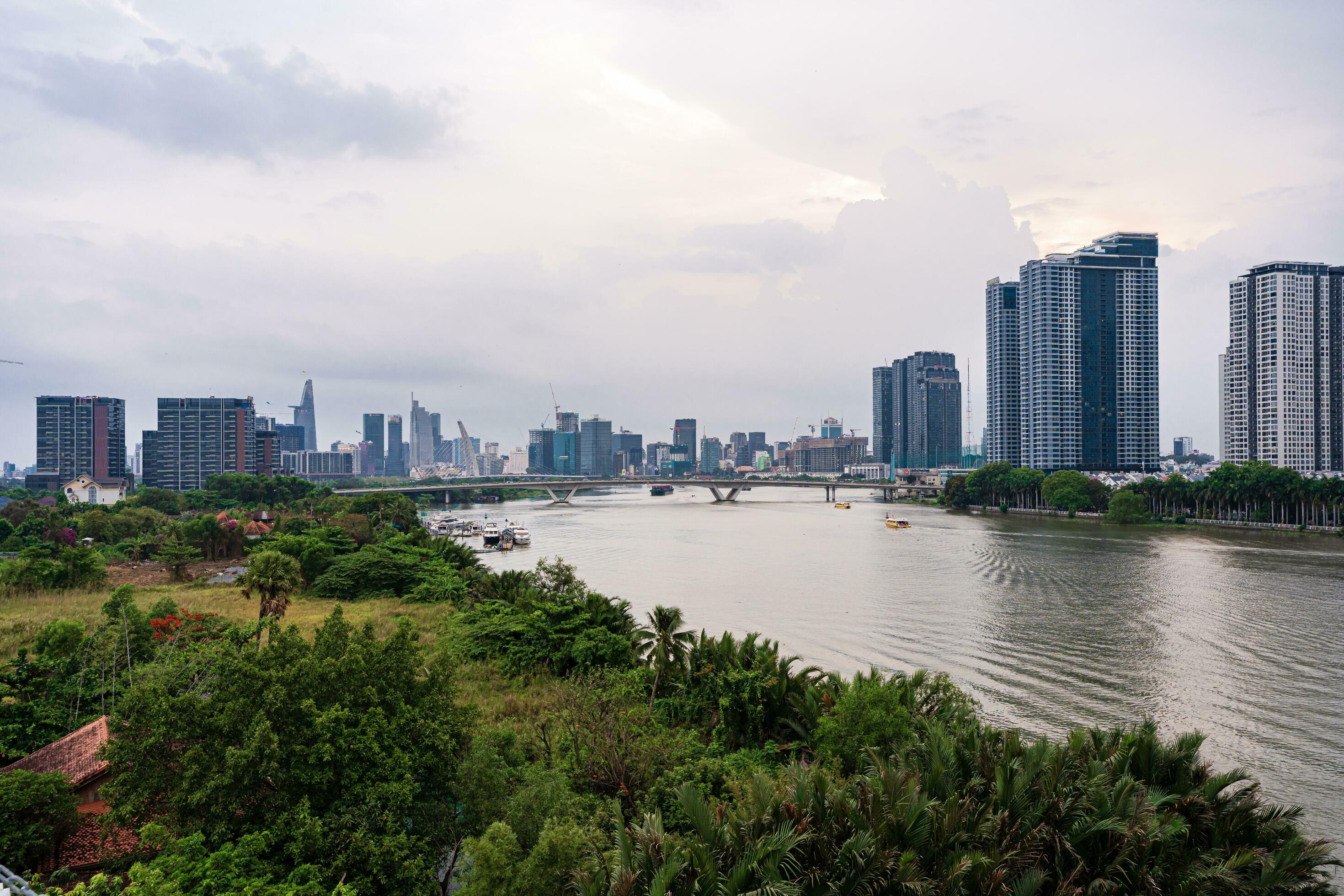 Ho Chi Minh, Viet Nam - 28 April 2023 sunset view at Landmark 81 - it ...
