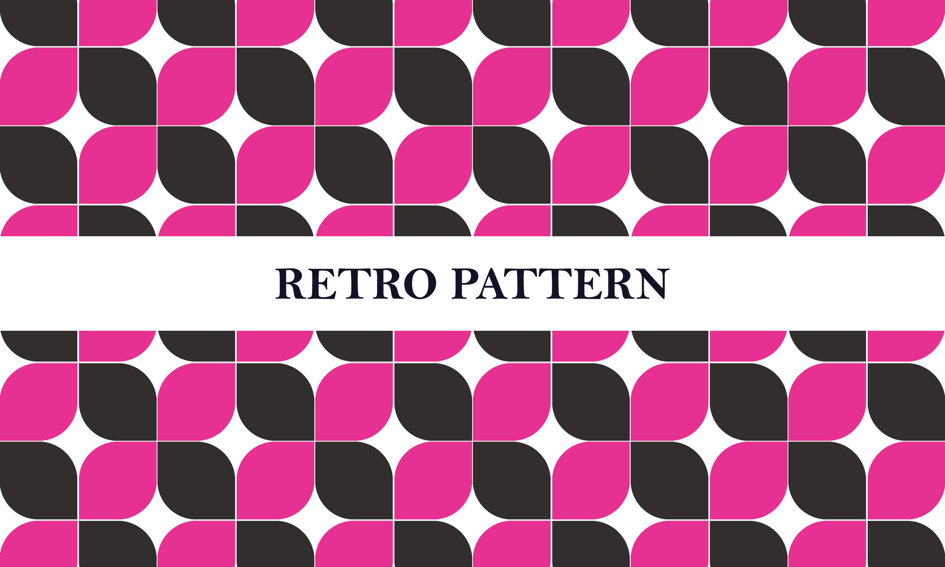 Geometric shape pattern template design, retro concept pattern design ...