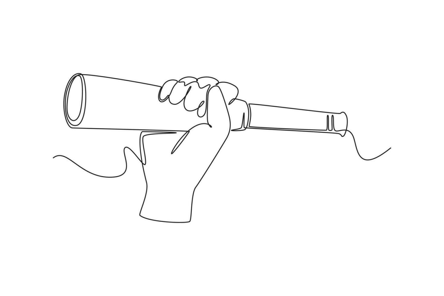 Continuous one line drawing hands holding different objects concept. Single line draw design ...