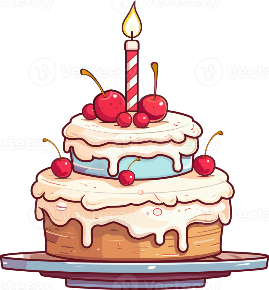 Birthday Cake Vector Illustration EPS10 26236954 PNG Birthday Cake Vector Illustration EPS10 26236954 PNG