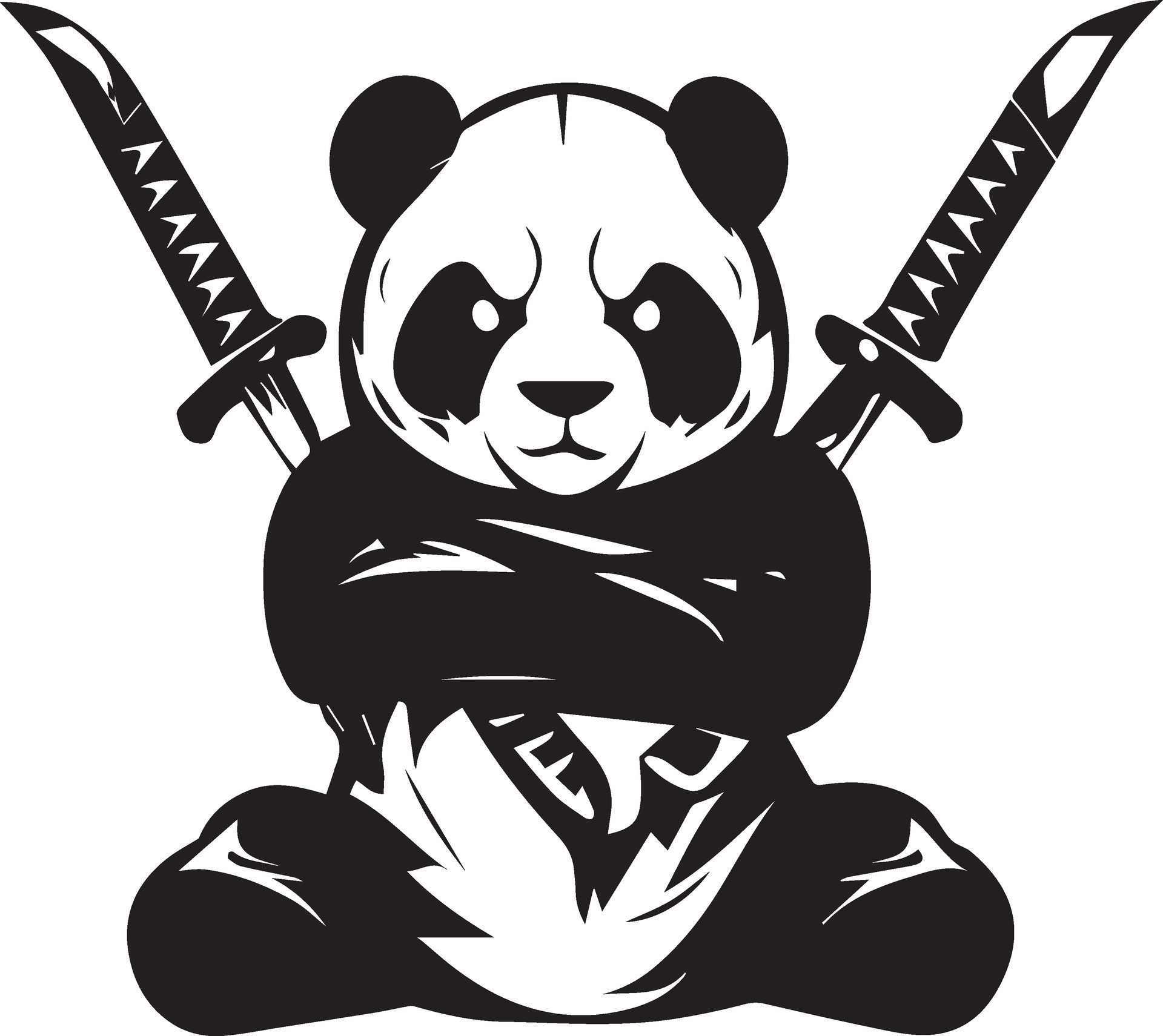 Kung fu panda vector tattoo design illustration 26261697 Vector Art at ... Kung fu panda vector tattoo design illustration 26261697 Vector Art at ...