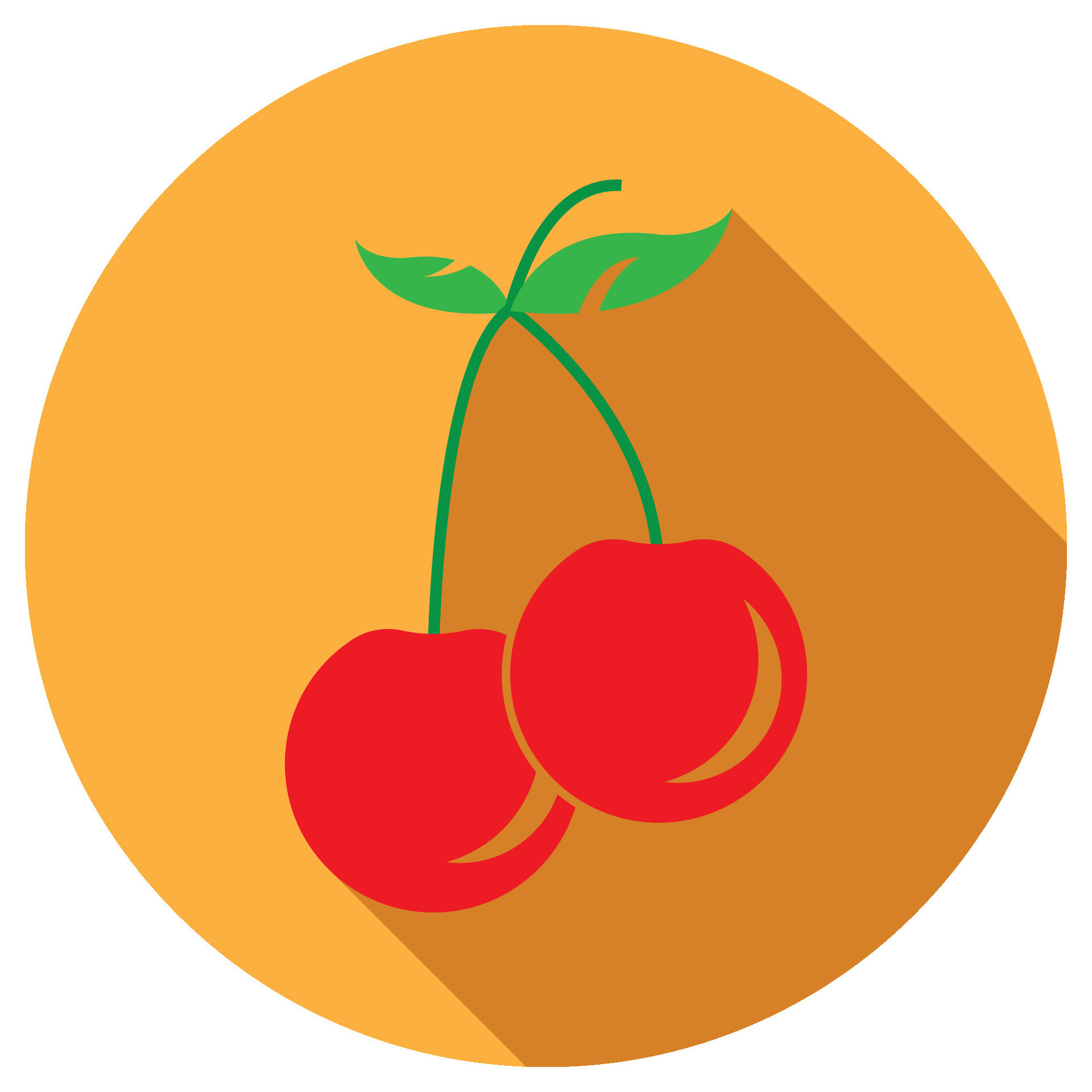 Cherry Icon Vector 26264639 Vector Art At Vecteezy