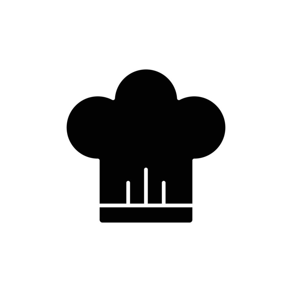chefs hat icon. solid icon 26265366 Vector Art at Vecteezy