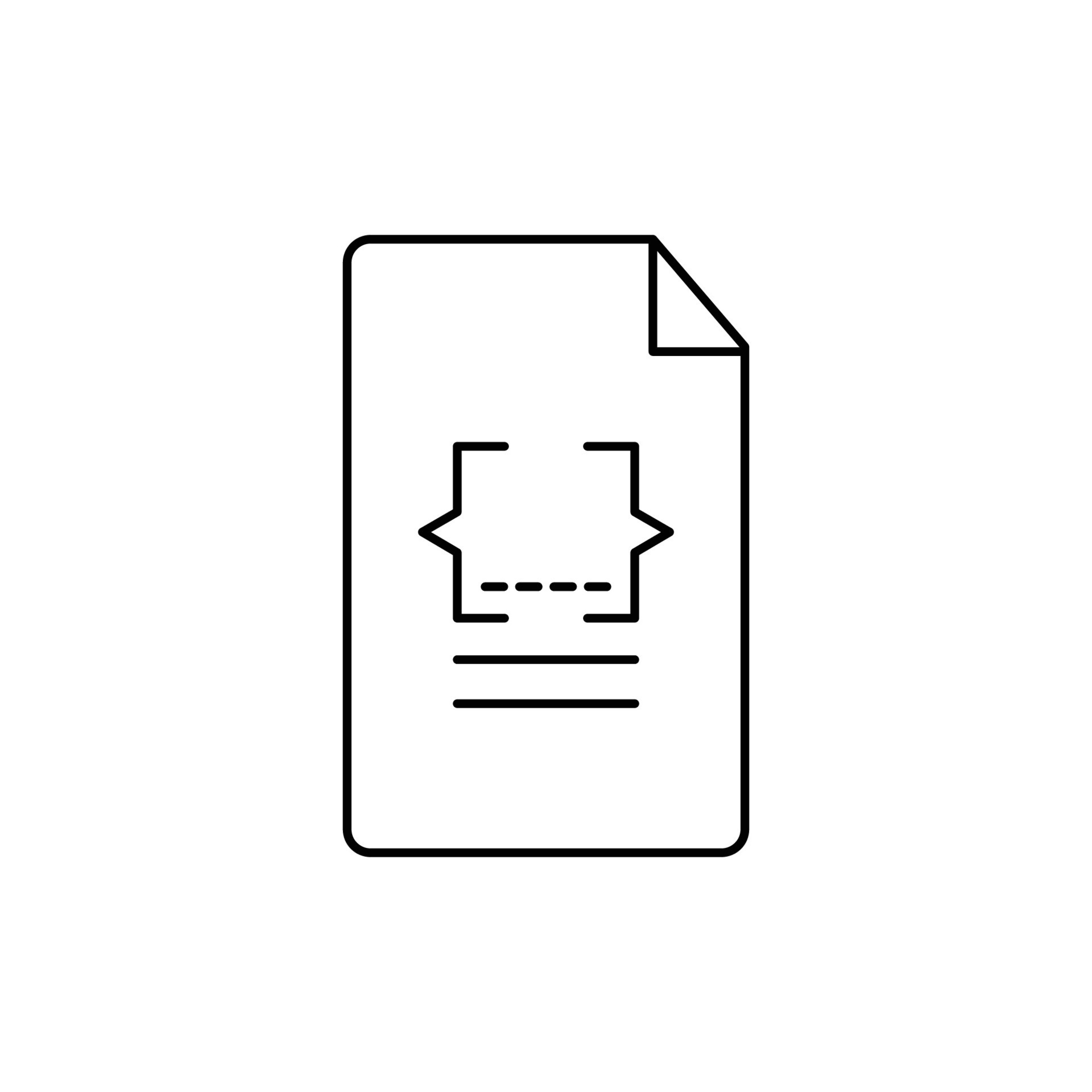 Code Icon Outline Icon 26265425 Vector Art At Vecteezy