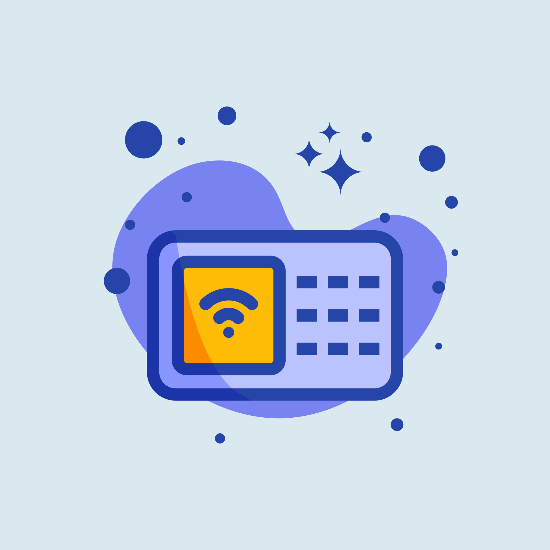 Security Code Flat Illustration Password Signs Vector Illustration