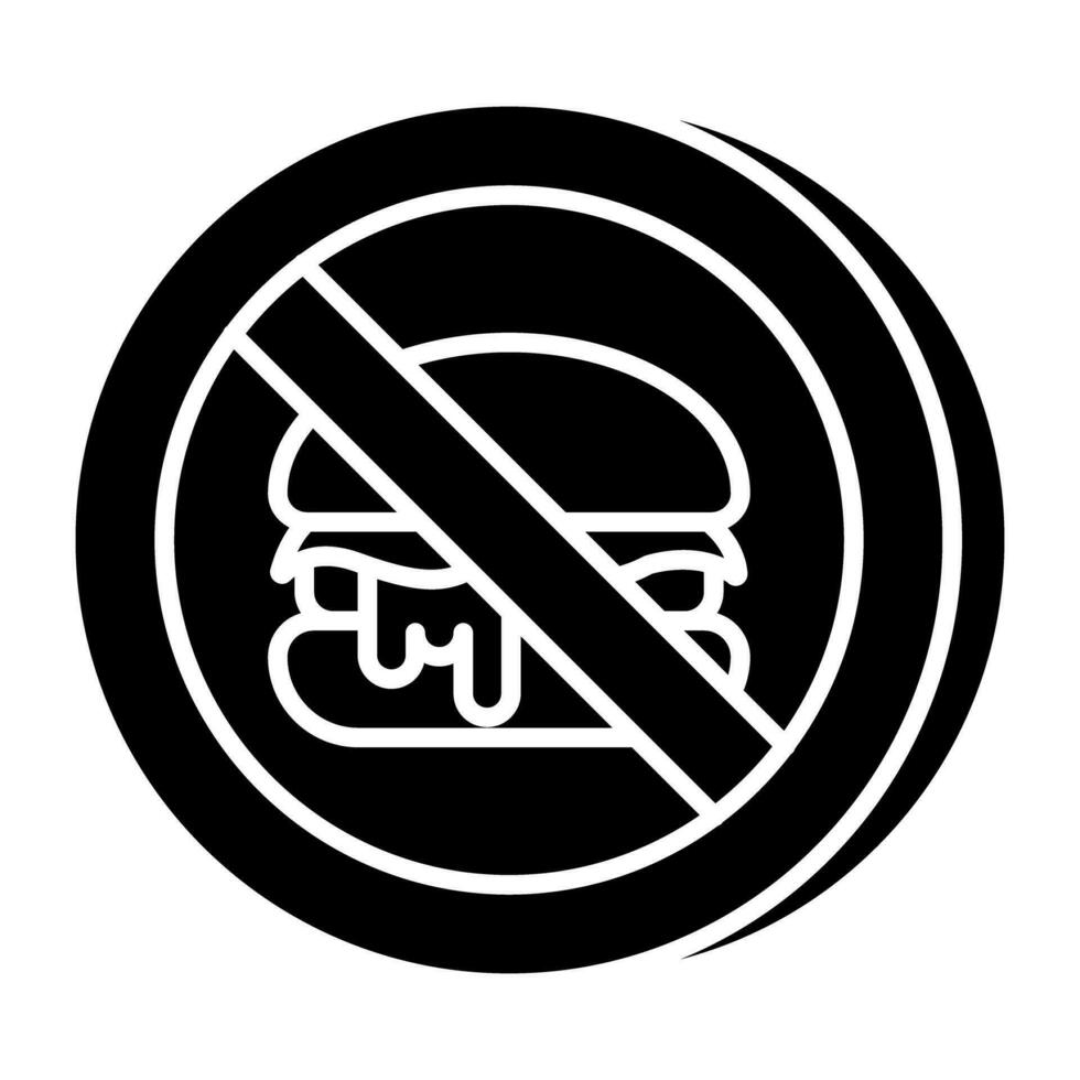 Modern Design Icon Of No Burger 26269612 Vector Art At Vecteezy