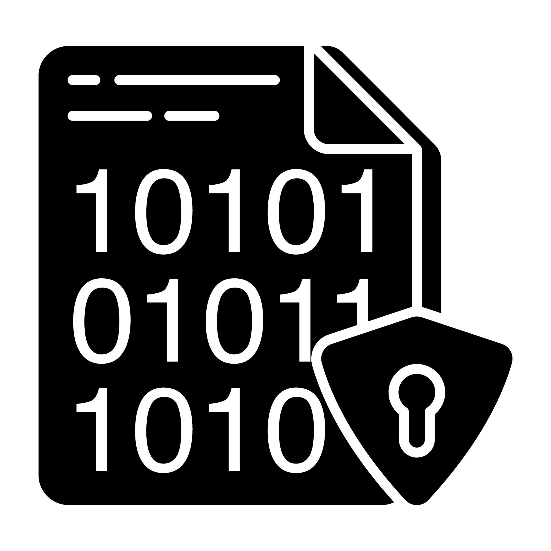 Vector design of secure binary data 26269755 Vector Art at Vecteezy