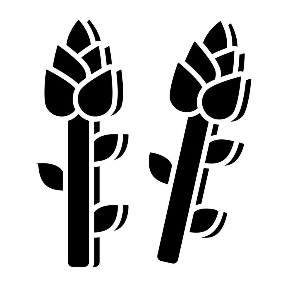 Conceptual solid design icon of asparagus 26270187 Vector Art at Vecteezy Conceptual solid design icon of asparagus 26270187 Vector Art at Vecteezy