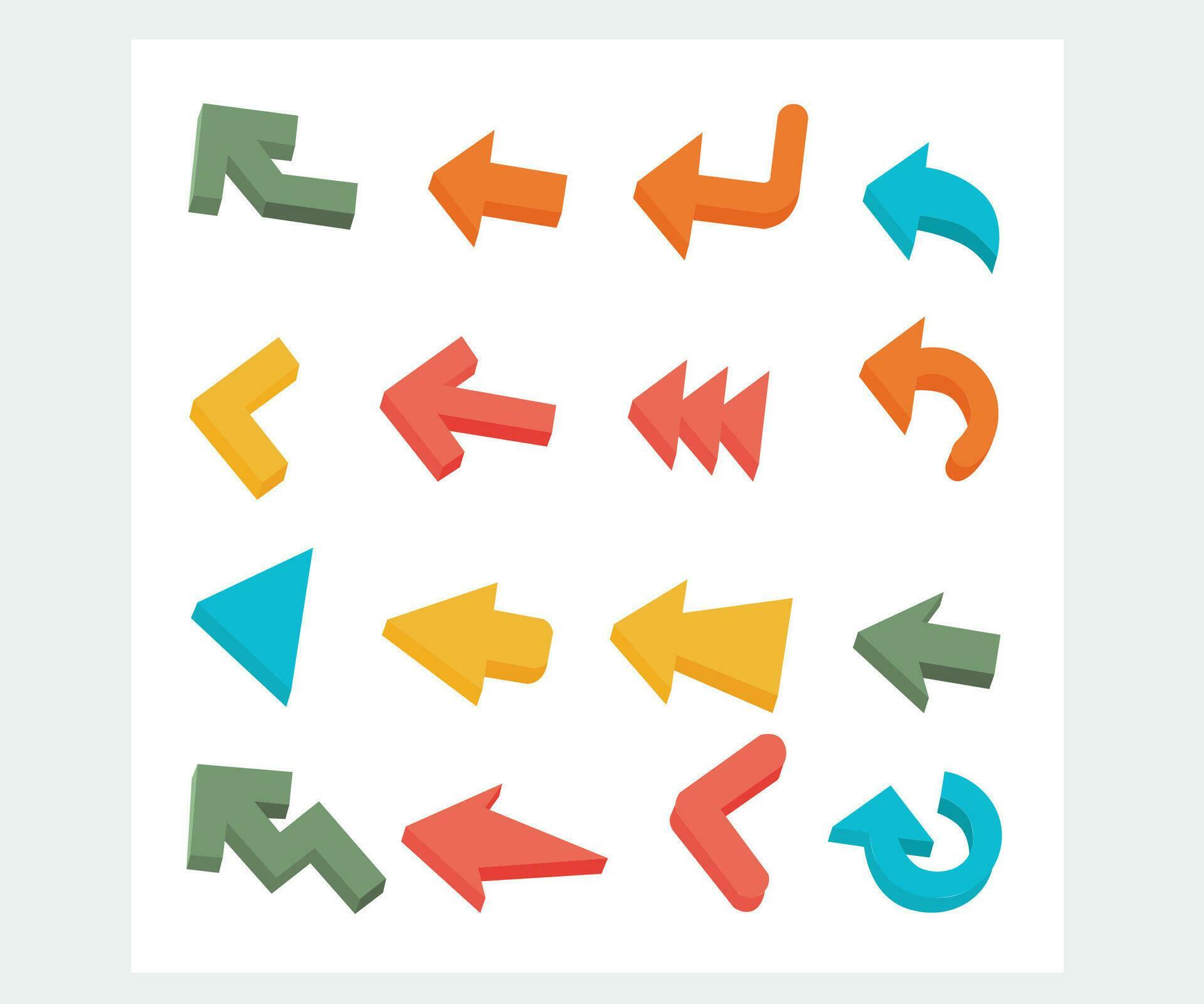 Colorful Arrows Illustration 26275902 Vector Art at Vecteezy