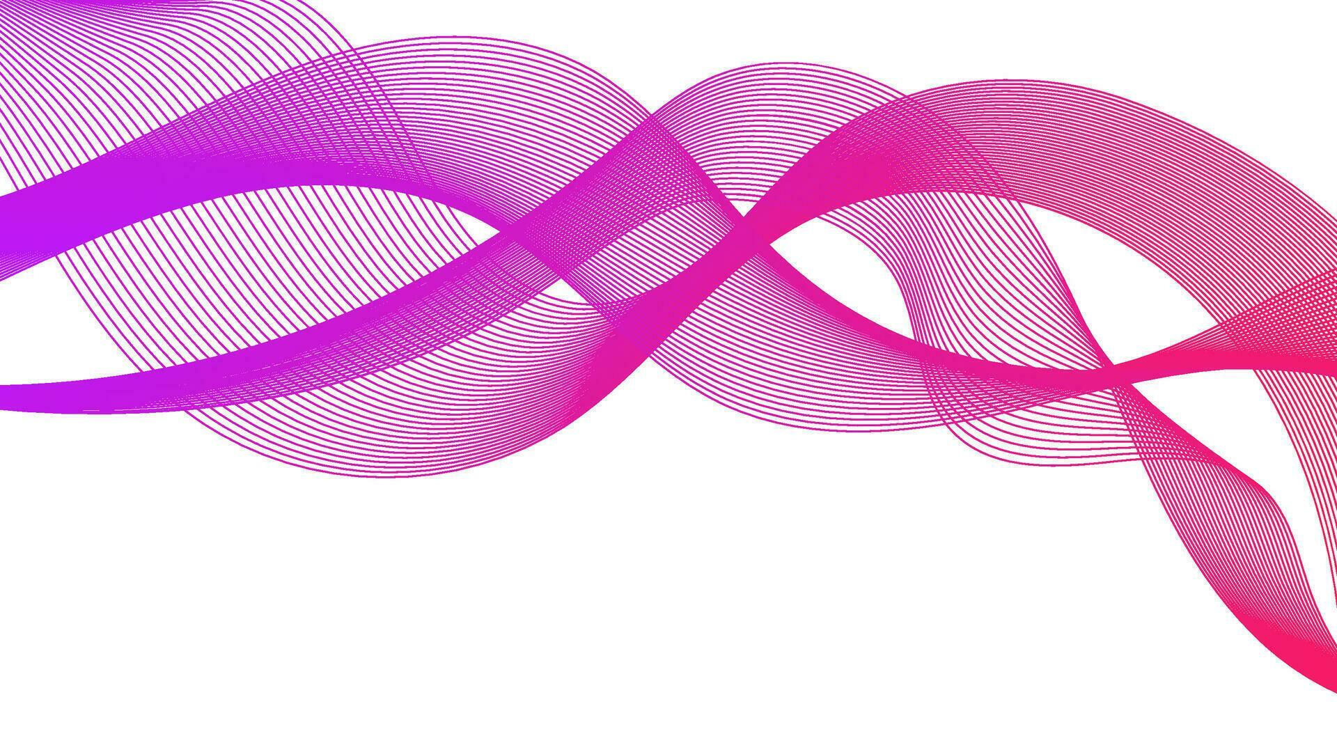 Abstract Backdrop With Colorful Wave Gradient Lines On White Background Modern Technology