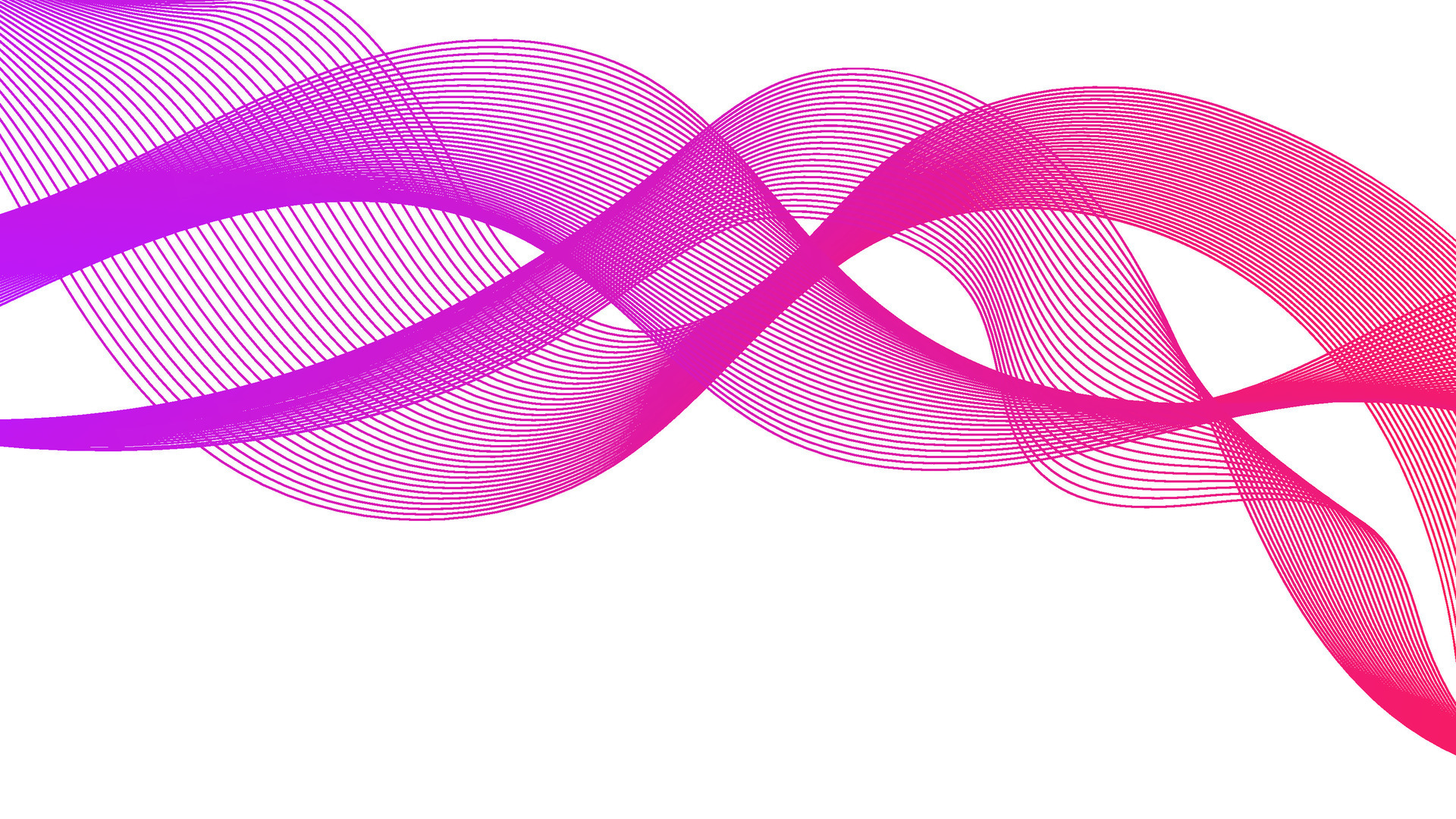 Abstract Backdrop With Colorful Wave Gradient Lines On White Background