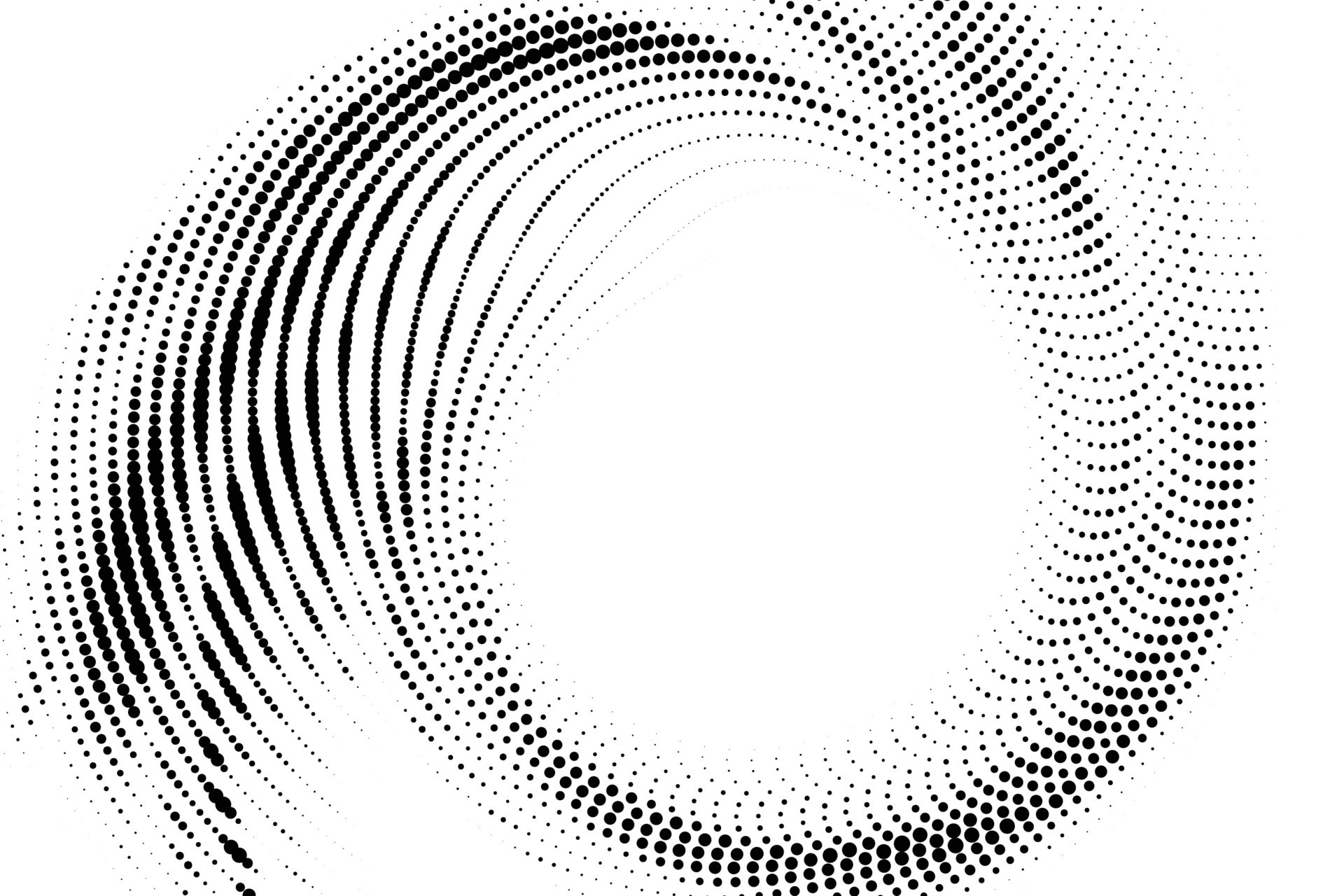 Circle Halftone Abstract Dotted Circles Round Halftones Geometric Dots Gradient And Pop Art